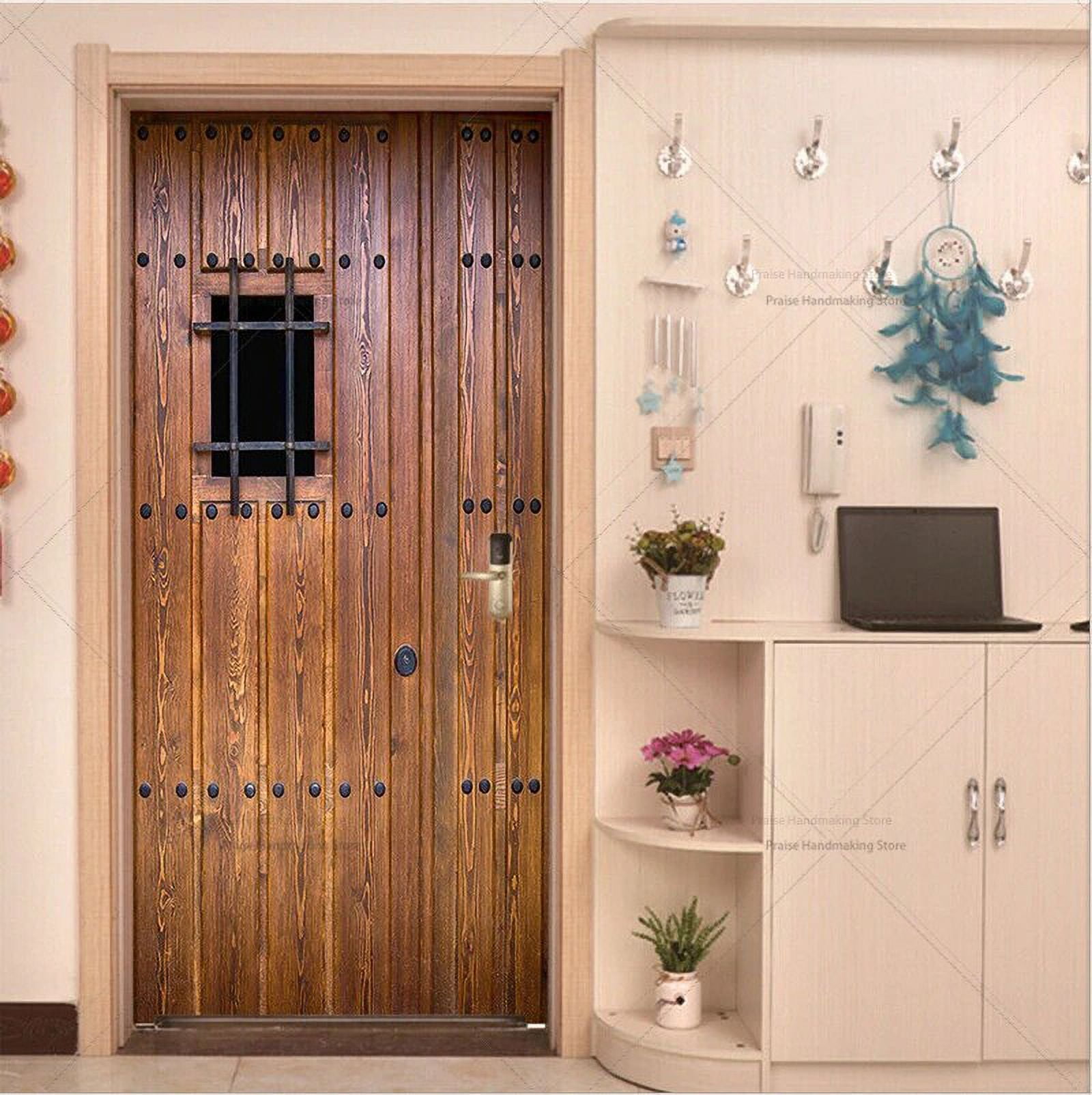 Removable Waterproof Self-adhesive Complete Set of Door Stickers House ...