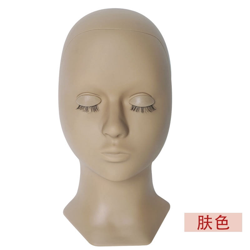 Removable head model with eyelash grafting eyelash replaceable eyelash ...