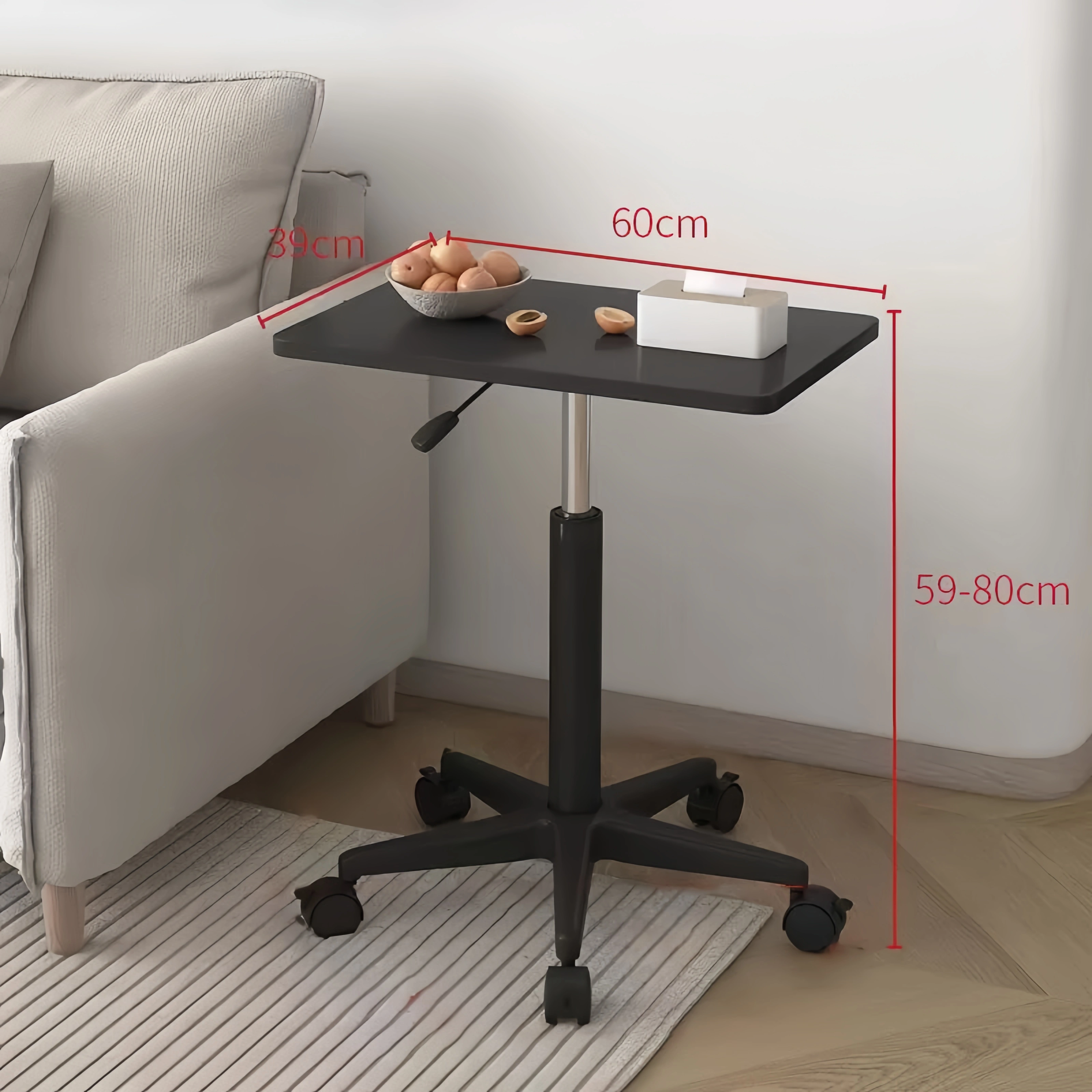Removable small table round table lift small bedside table laptop ...