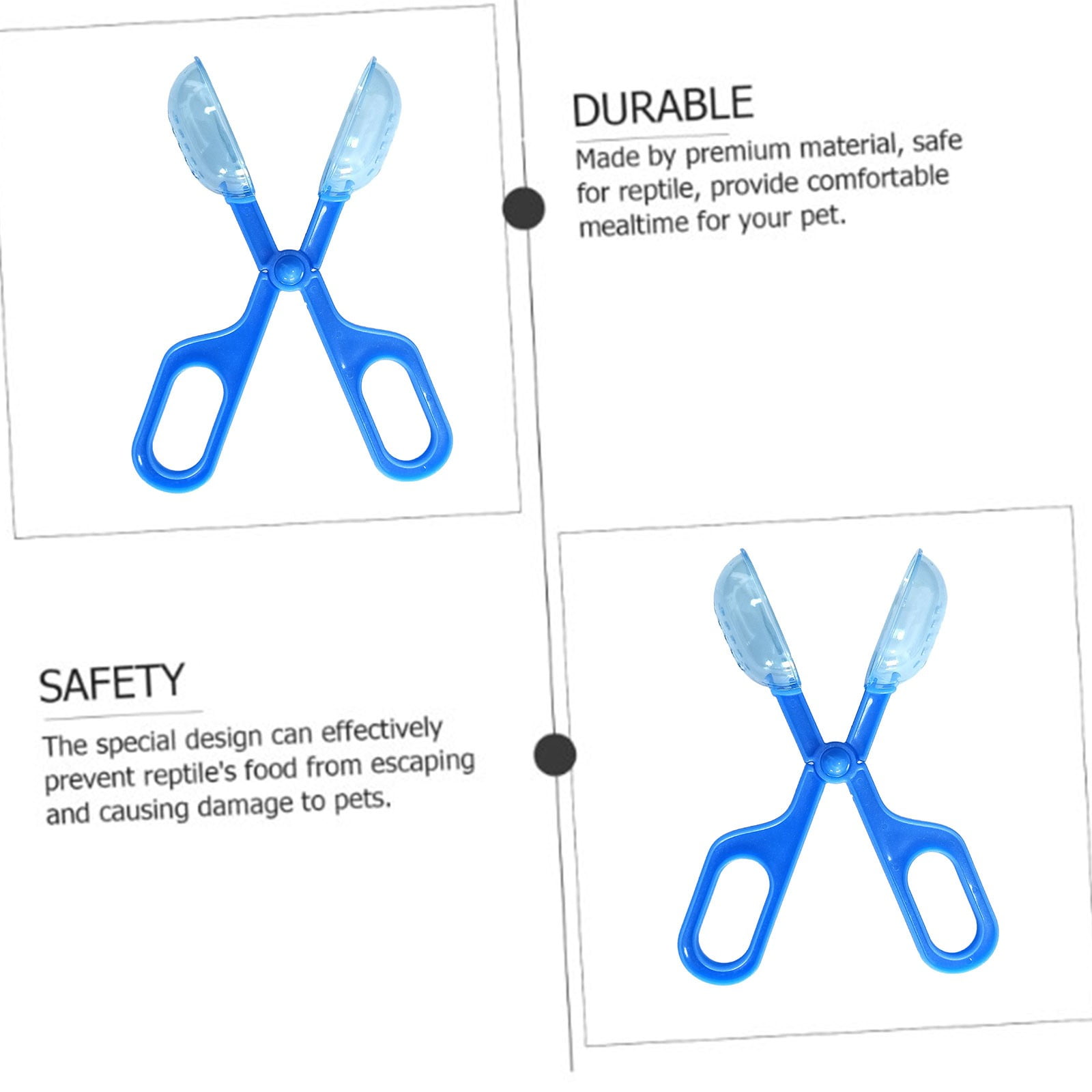 Removal Clip Reptile Feeding Clip Poop Pliers Reptile Feeding Tools ...
