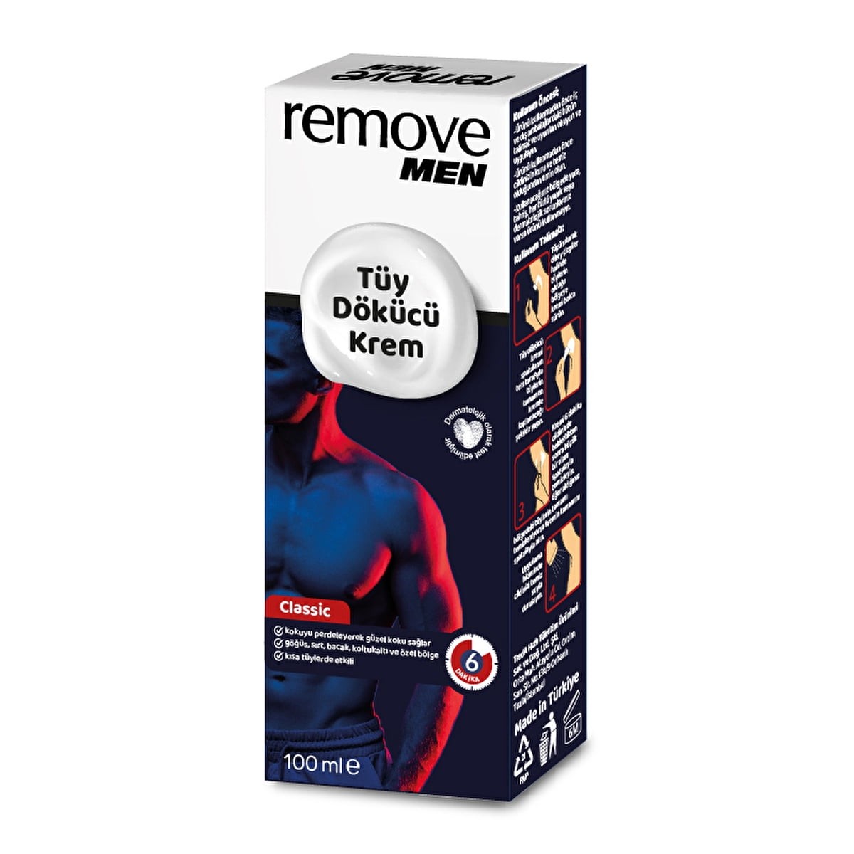 Remove Men Depilatory Cream For Men Classic 100 ml - Walmart.com