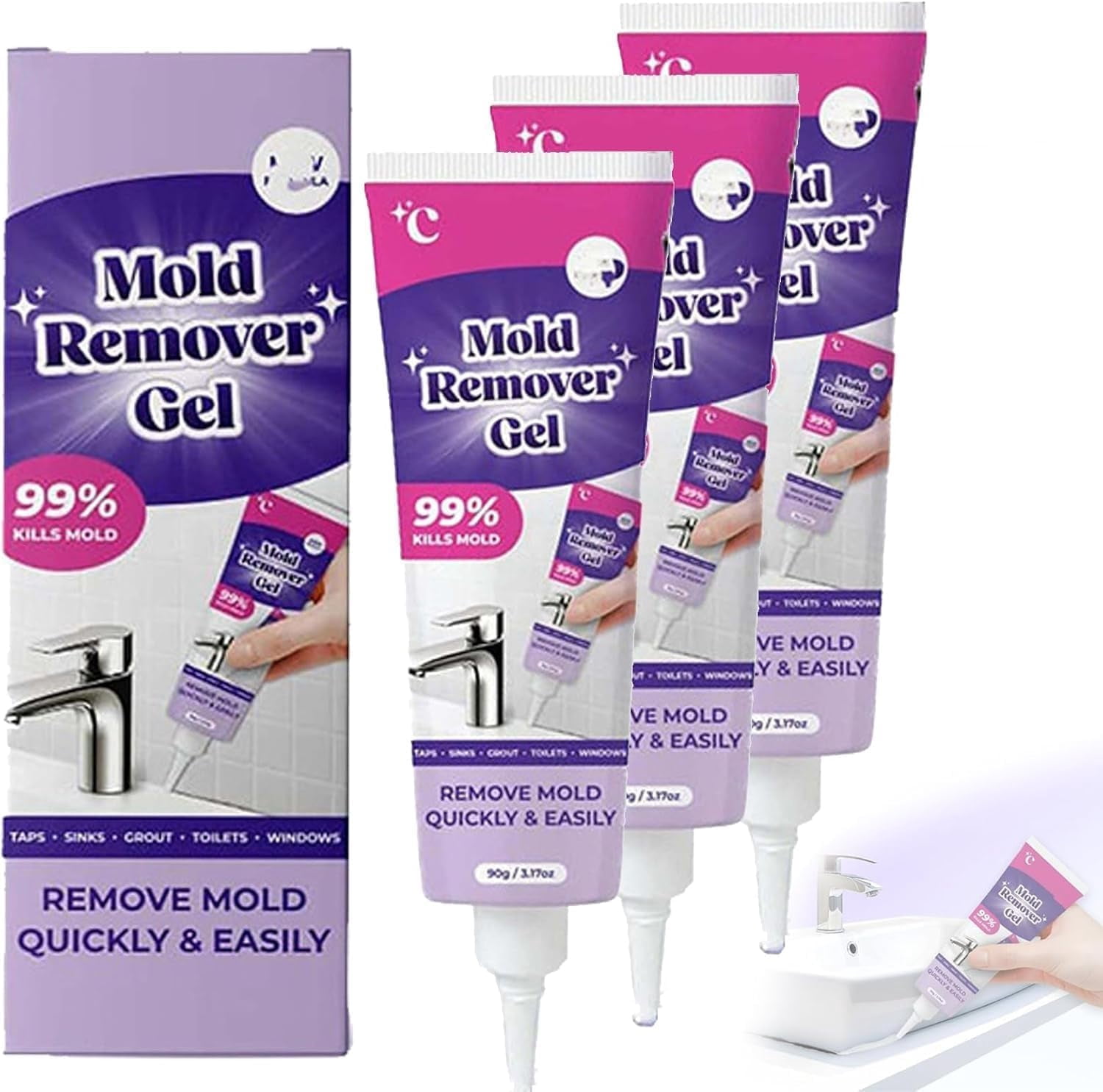 Remover Gel, Cleaning Gel, Powerful Household CleaningGel Penetrates ...