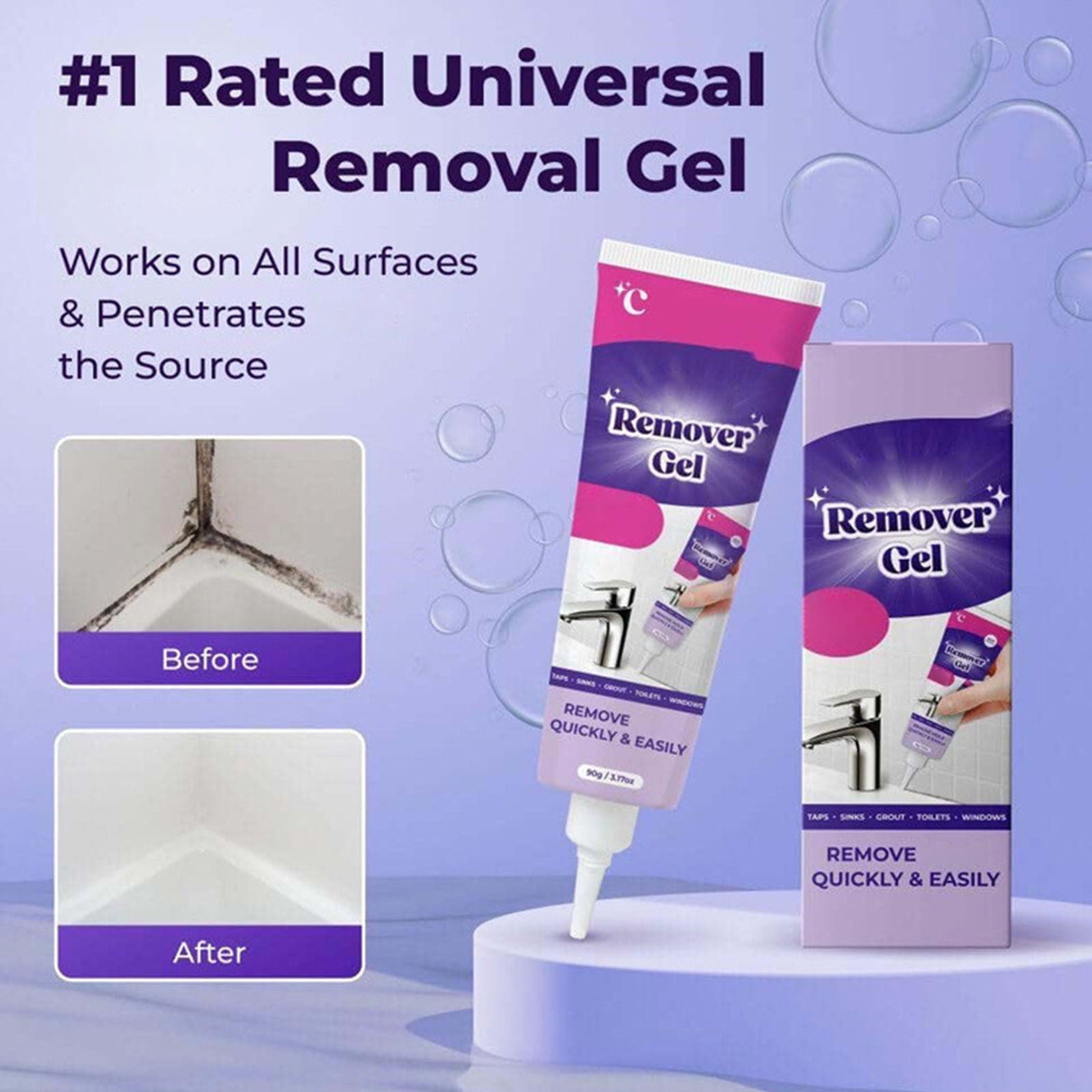 Remover Gel, Powerful Cleaning Gel, Highly Effective In Penetration ...
