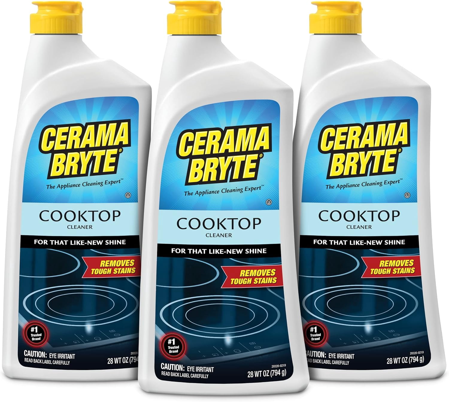 Removes Tough Stains Cooktop and Stove Top Cleaner for Glass - Ceramic ...