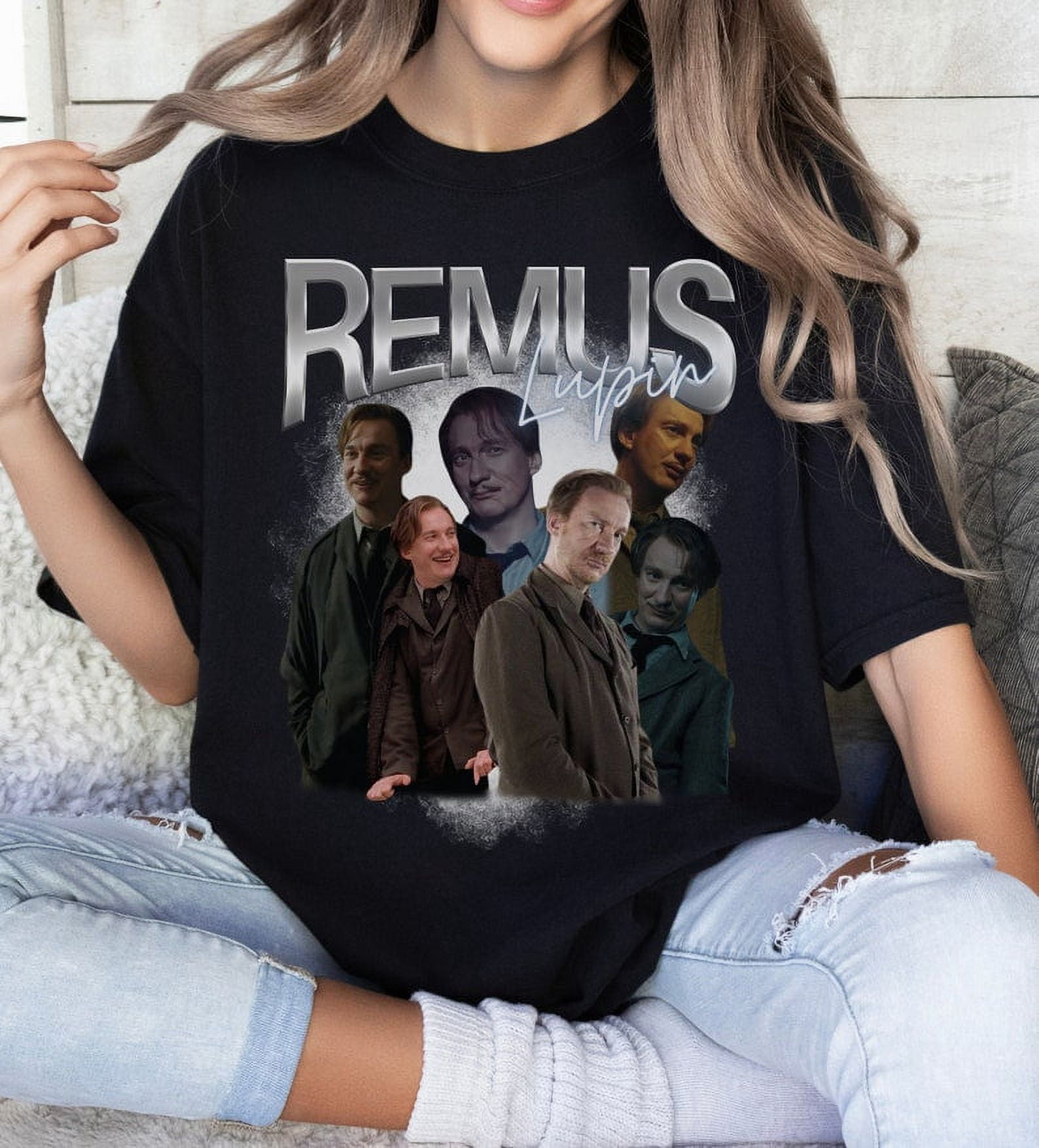 Remus Lupin 90's Bootleg Retro shirt Potter tshirt Universal Studios t ...