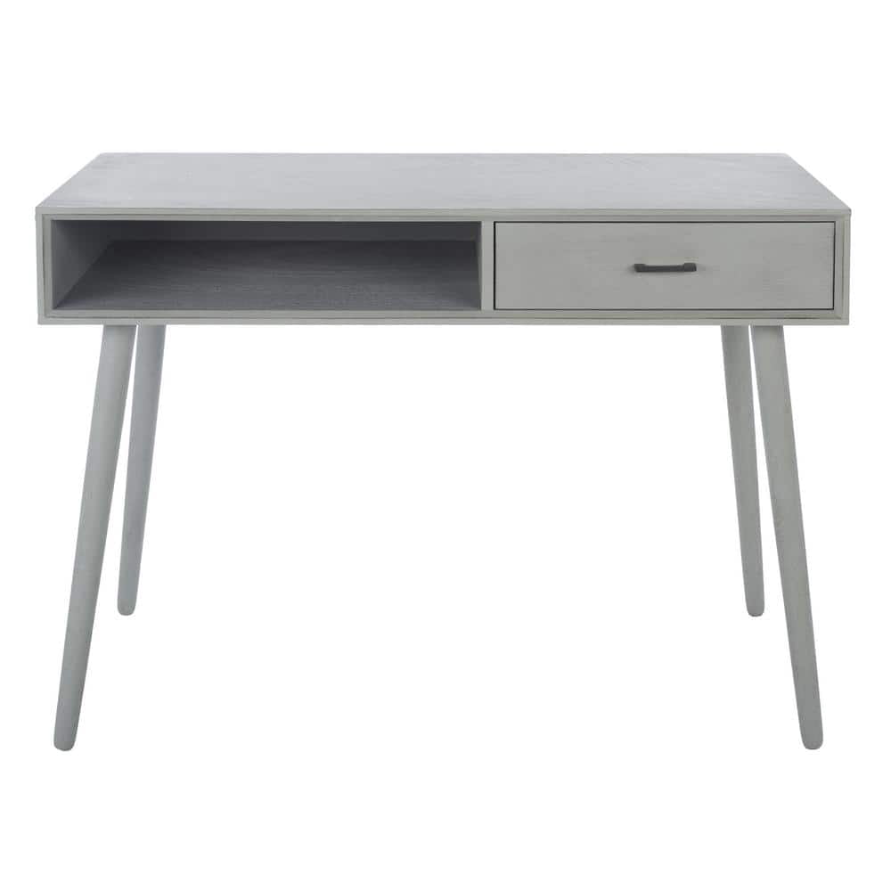 Remy 42 in. Rustic Gray 1-Drawer Writing Desk - Walmart.com