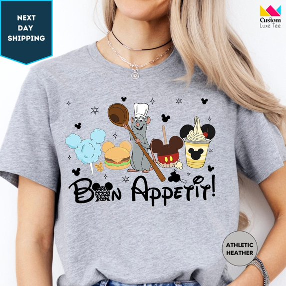 Remy Bon Appetit Epcot Food & Wine Festival 2025 Shirt, Disney Snacking ...