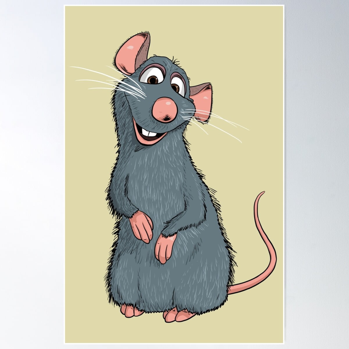 Remy From Ratatouille Poster Wall Art, Modern Wall Decor For Living ...