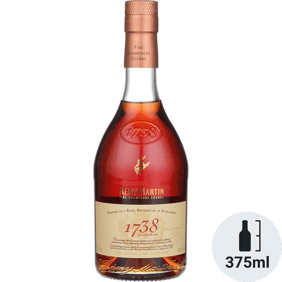 Remy Martin 1738 Accord Royal Cognac, 375ml Glass Bottle, 40% ABV ...