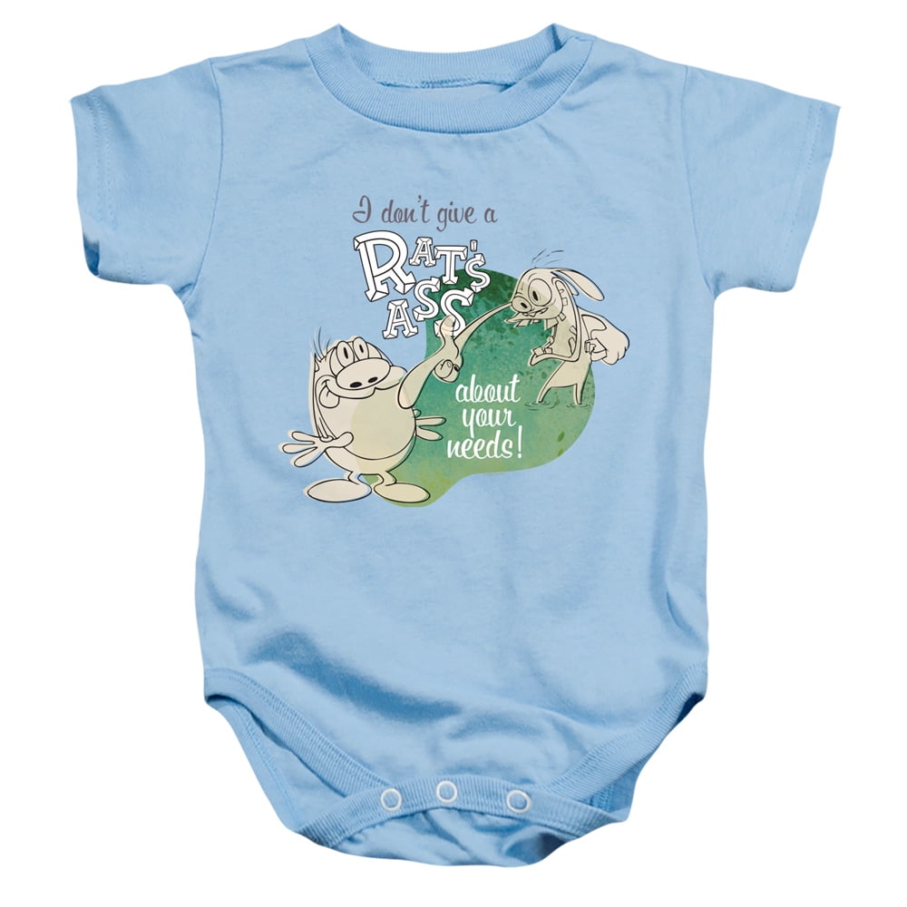 Ren And Stimpy I Don't Care About Your Needs! Unisex Infant Snap Suit ...
