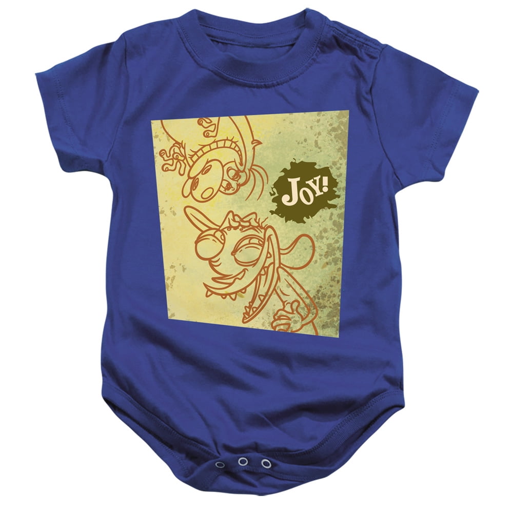 Ren And Stimpy Joy! Unisex Infant Snap Suit for Baby - Walmart Business ...