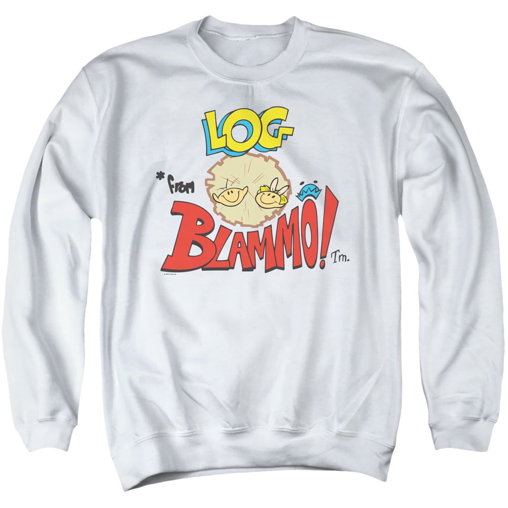 Ren And Stimpy Log *From Blamo Unisex Adult Crewneck Sweatshirt ...