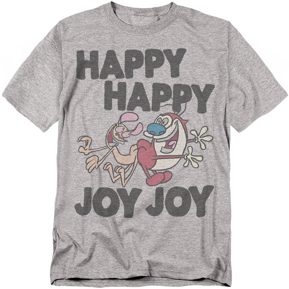 Ren And Stimpy T-Shirt Happy Happy Joy Joy Pf Unisex Graphic Tee for ...