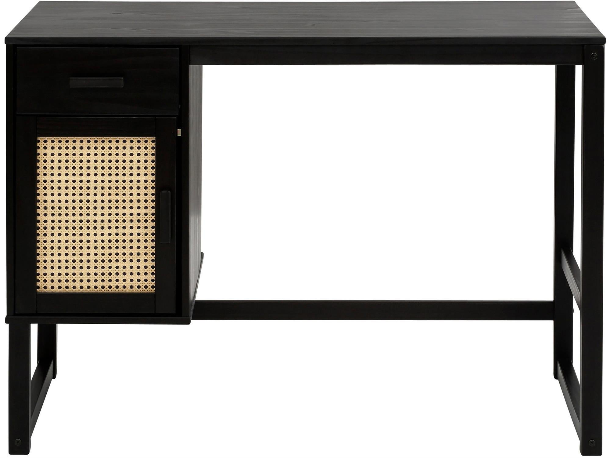 Ren Home Talo Desk with 1 Cabinet and 1 Drawer, Espresso - Walmart.com
