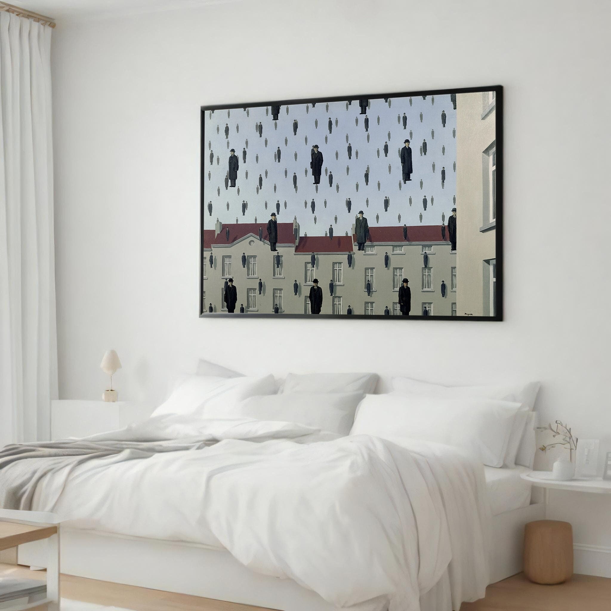 René Magritte'S "Golconda" Print - Surrealist Masterpiece For Unique ...
