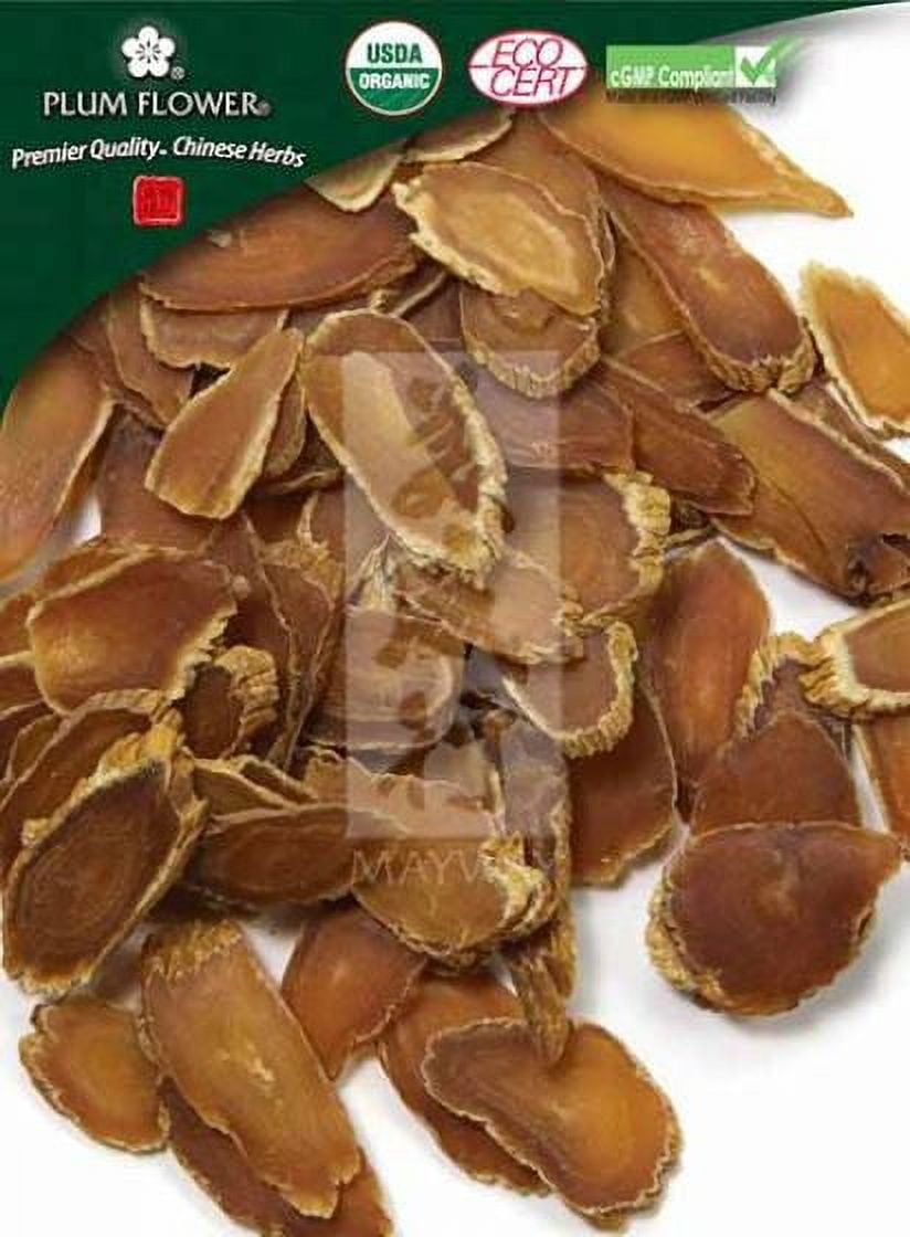 Ren Shen (Kirin Hong), sliced, unsulfured- Certified Organic Panax ...