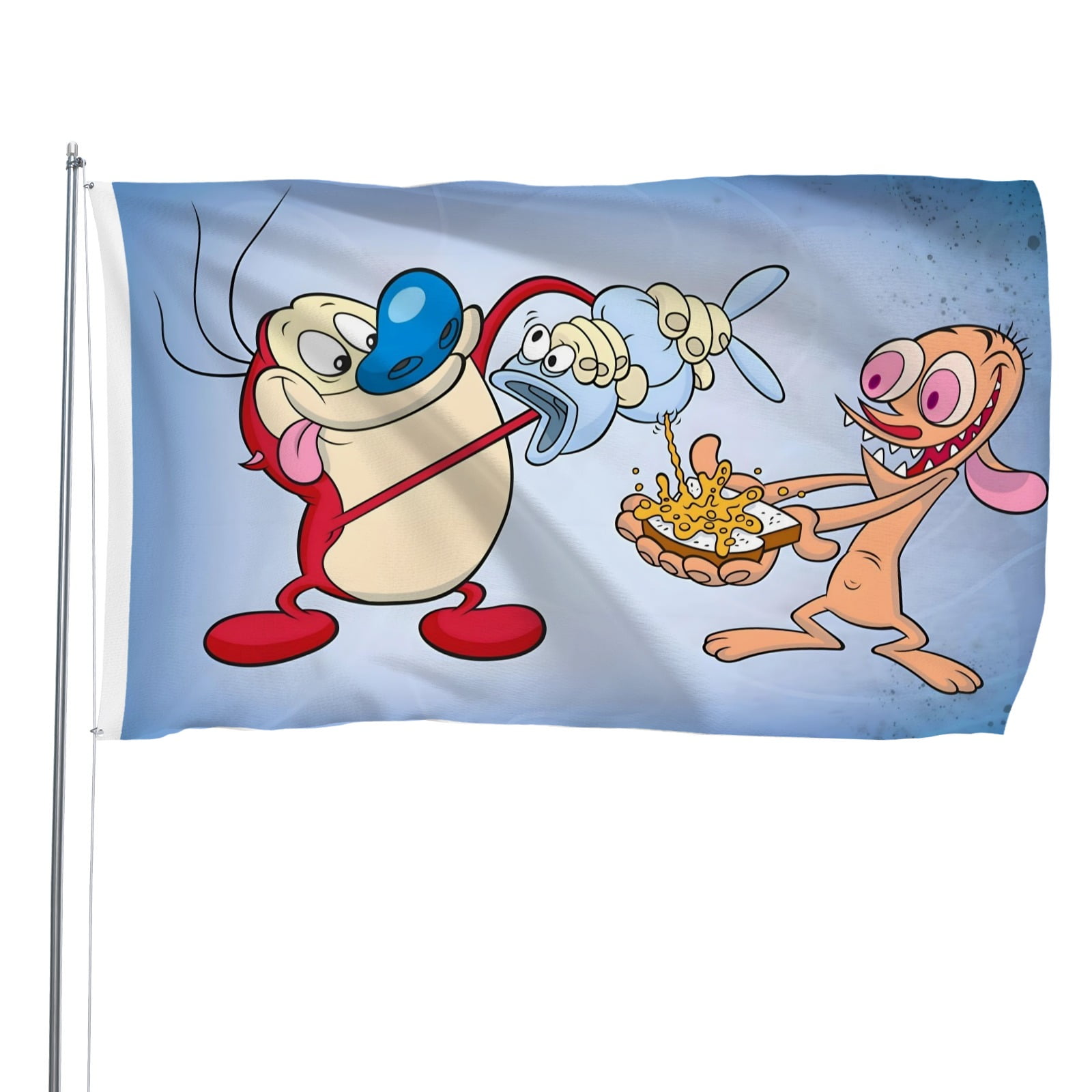 The Ren & Stimpy Show-themed Printed Flag Perfect gift for fans, friends, and family members ...
