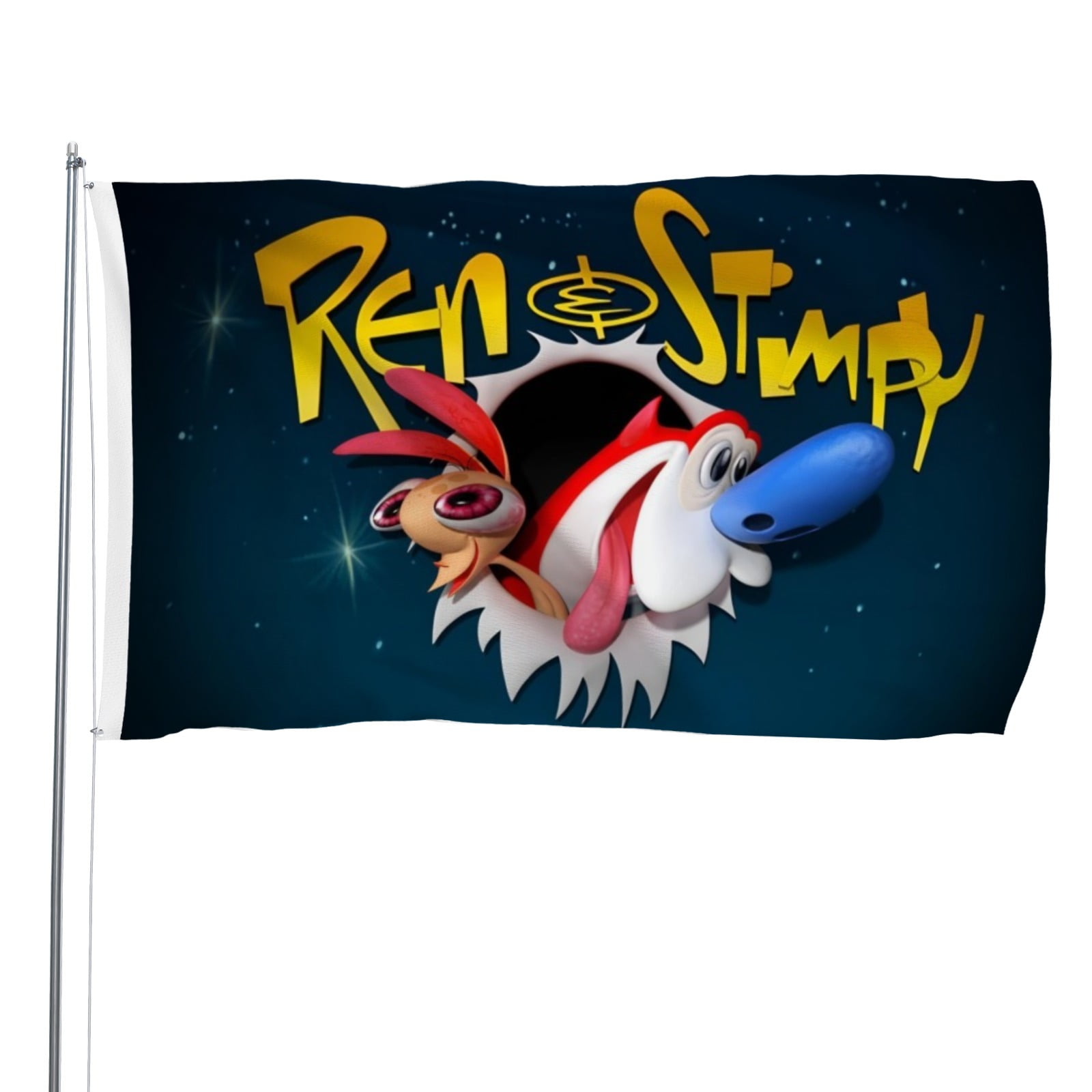 The Ren & Stimpy Show-themed Printed Flag Perfect gift for fans ...