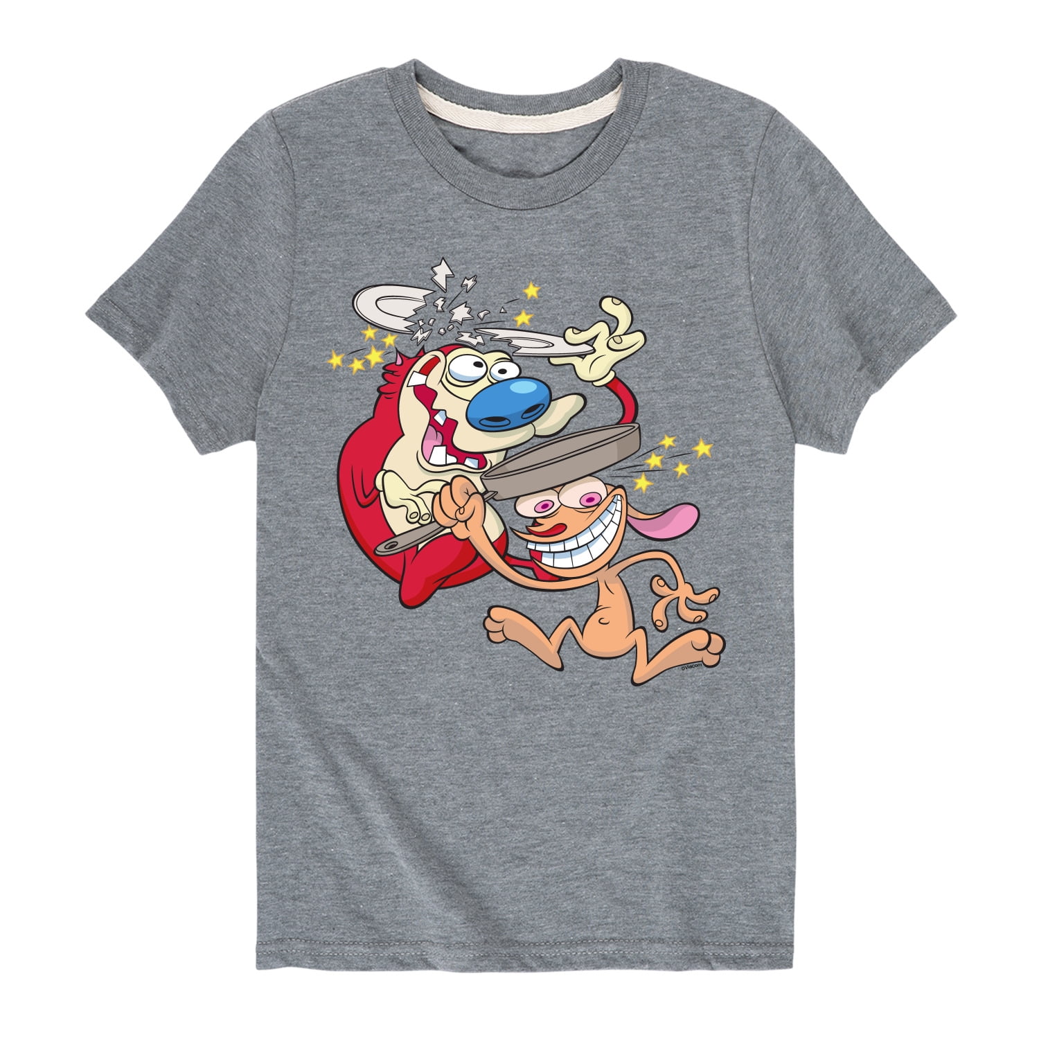 Ren & Stimpy - Smashing Time - Toddler And Youth Short Sleeve Graphic T ...