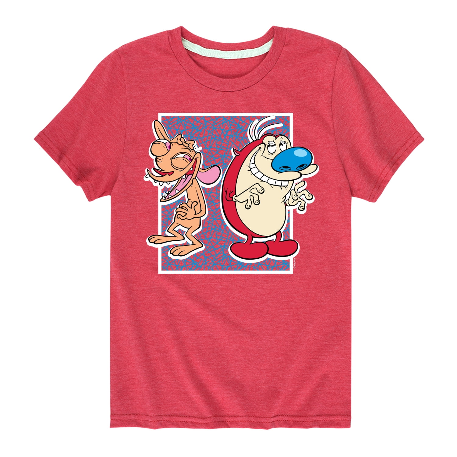 Ren & Stimpy - Friendly Laughter - Toddler And Youth Short Sleeve ...