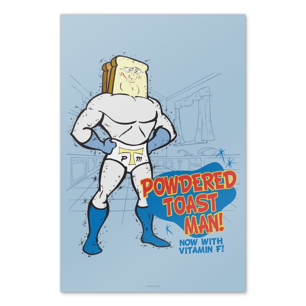 Ren and Stimpy Powdered Toast Man Wall Art Picture Paper Poster Décor Home Decoration - Walmart.com