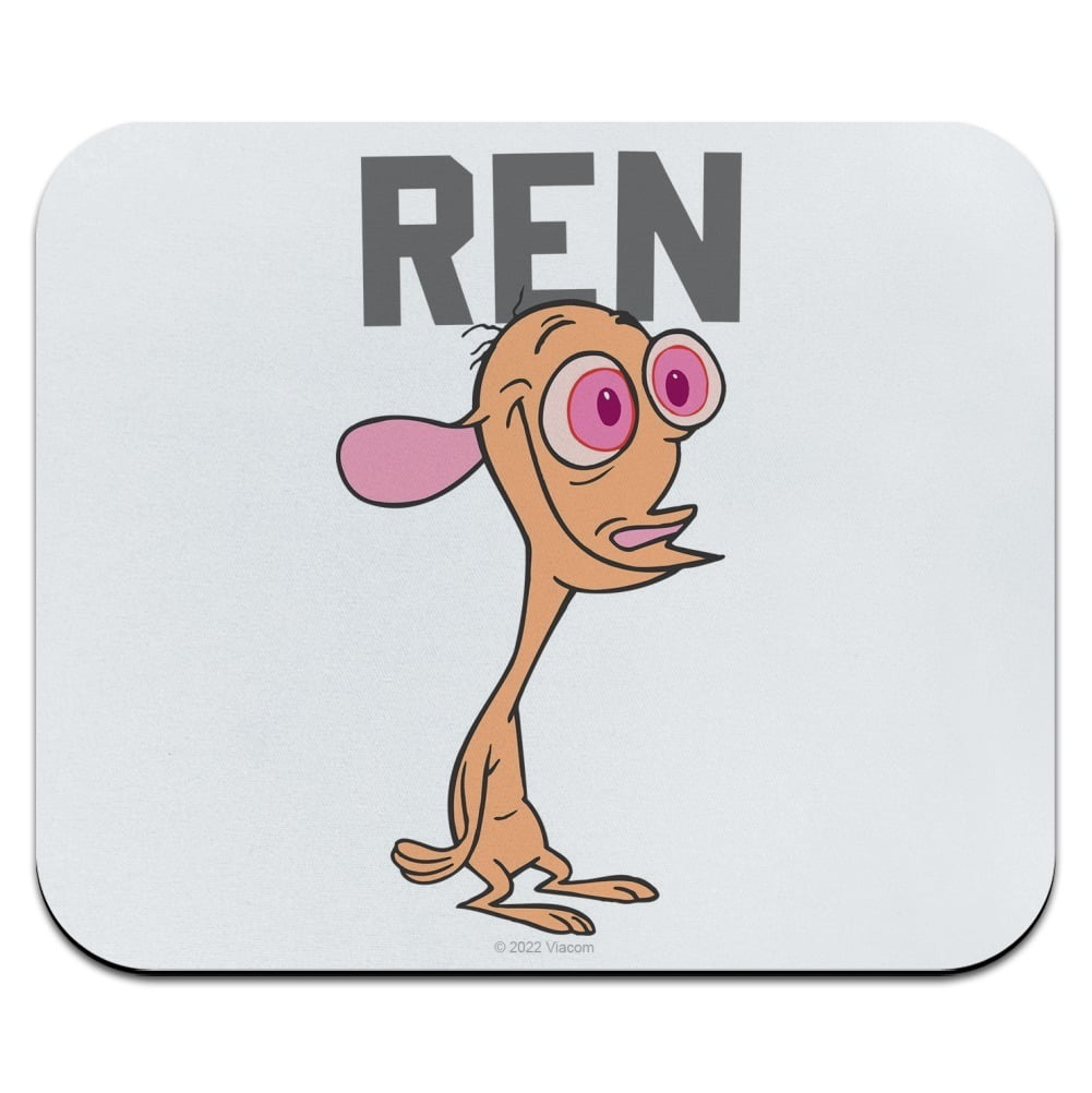Ren and Stimpy Show Collegiate Ren Low Profile Thin Mouse Pad Mousepad ...