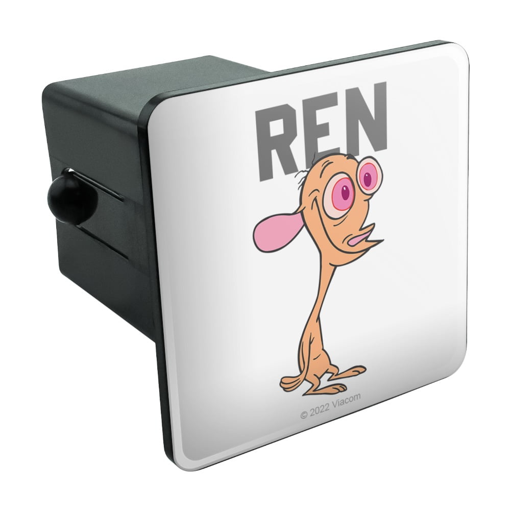 Ren and Stimpy Show Collegiate Ren Tow Trailer Hitch Cover Plug Insert ...