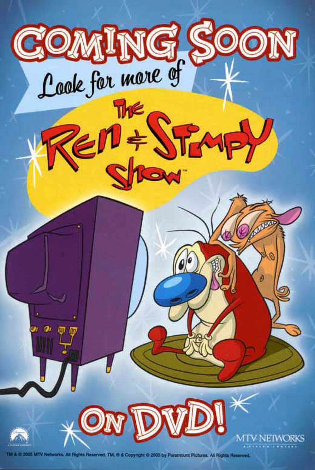 Ren and Stimpy Show - movie POSTER (Style A) (27" x 40") (1993 ...