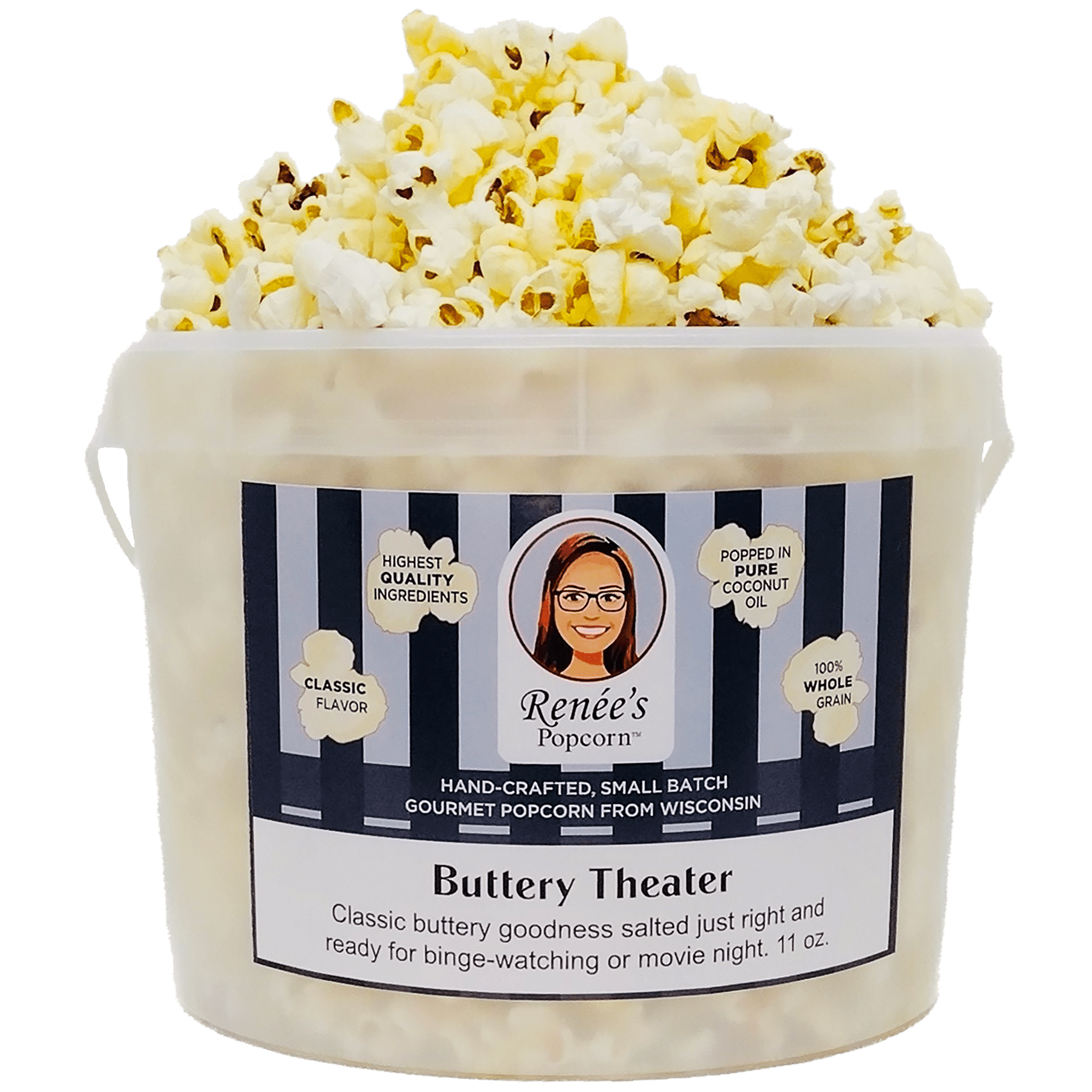 Renée’s Buttery Theater Gourmet Popcorn - classic buttery salted flavor ...
