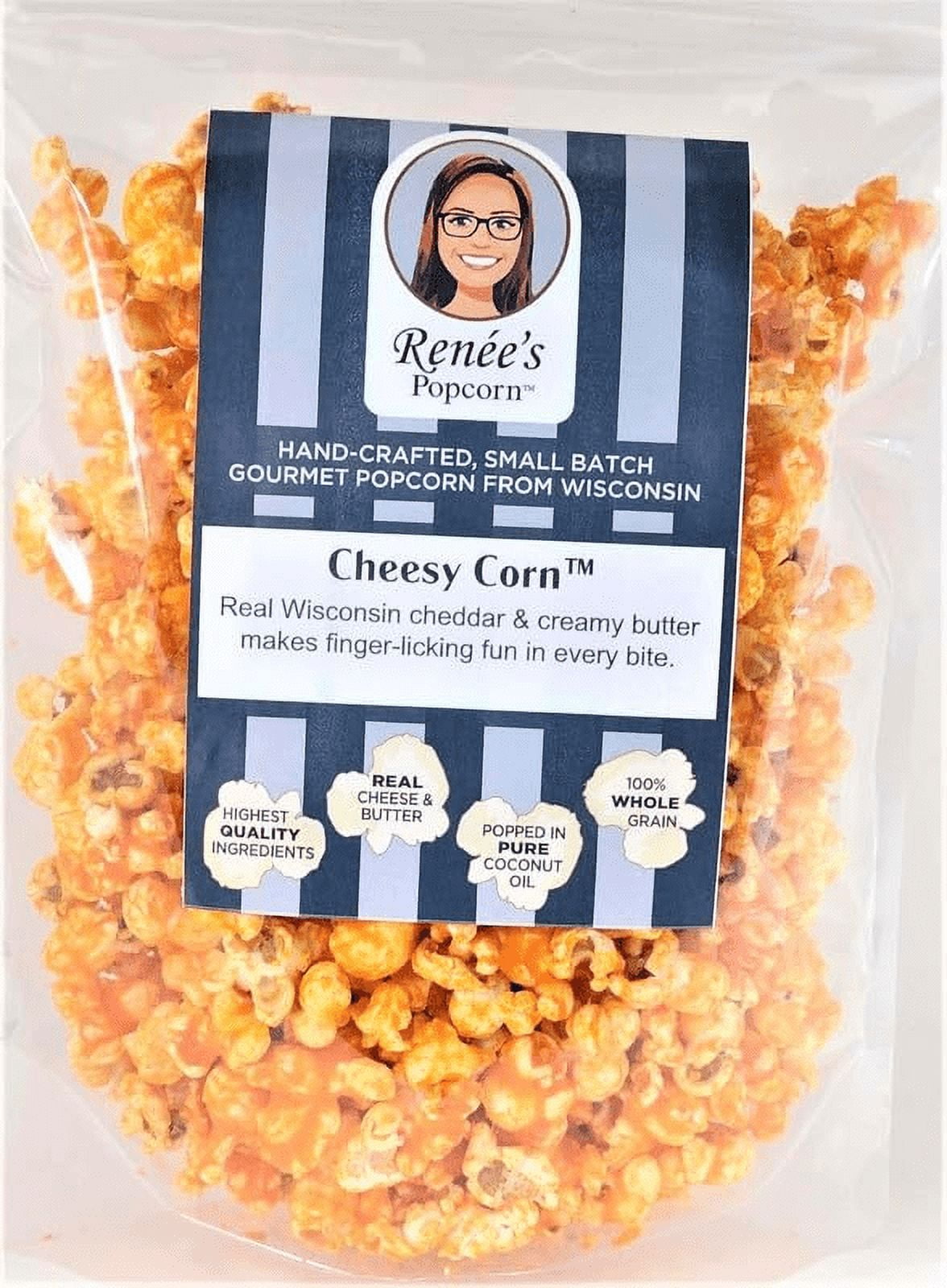 Renée’s Cheesy Corn™ Gourmet Popcorn - real Wisconsin cheddar cheese is ...