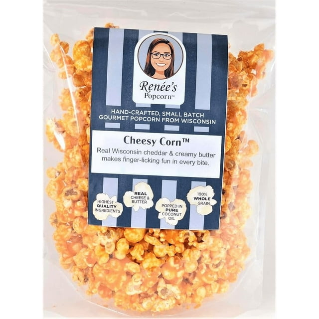 Renée’s Cheesy Corn™ Gourmet Popcorn - real Wisconsin cheddar cheese is ...