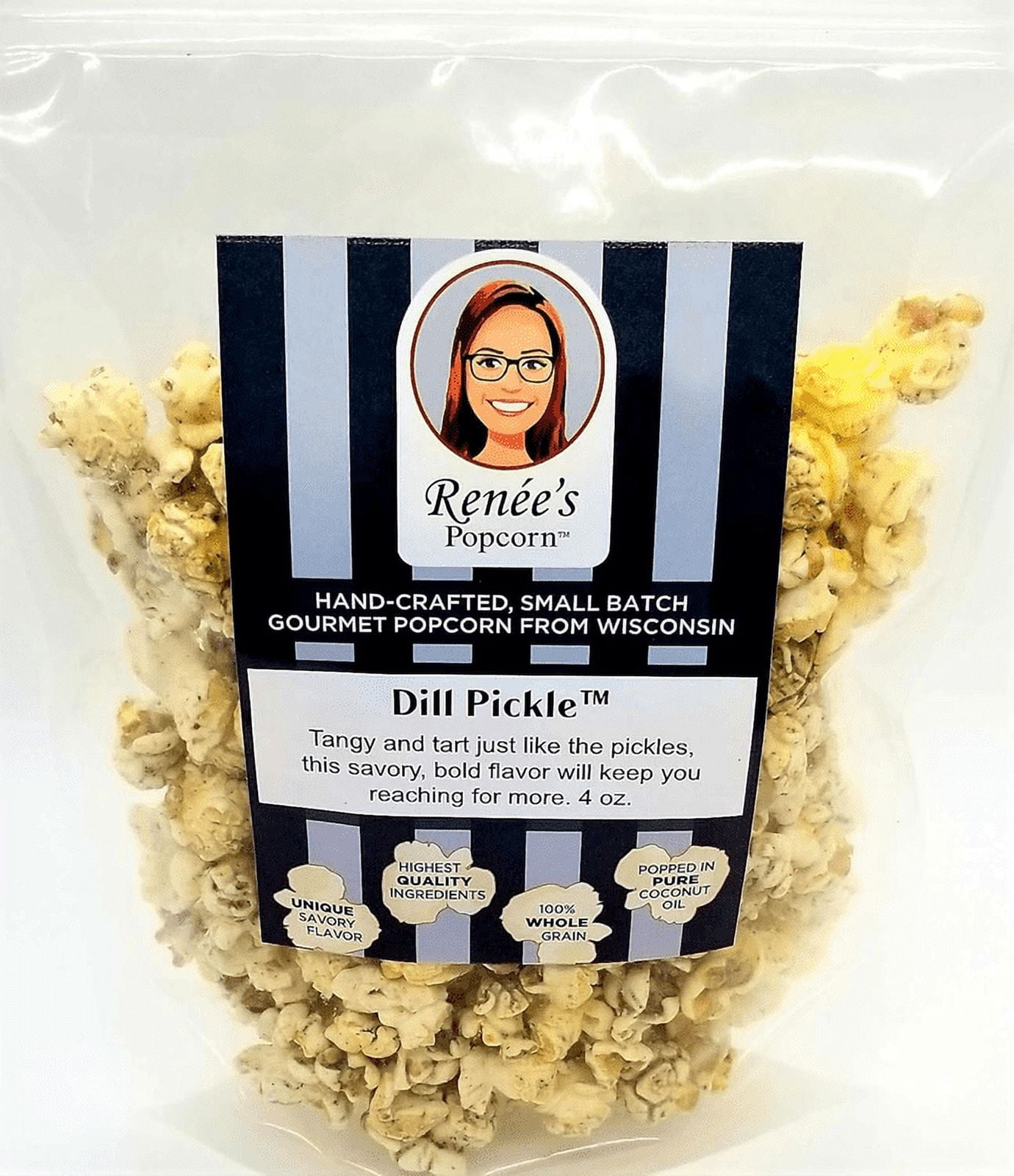 Renée’s Dill Pickle™ Gourmet Popcorn - tangy and tart just like the pickles, this savory and ...