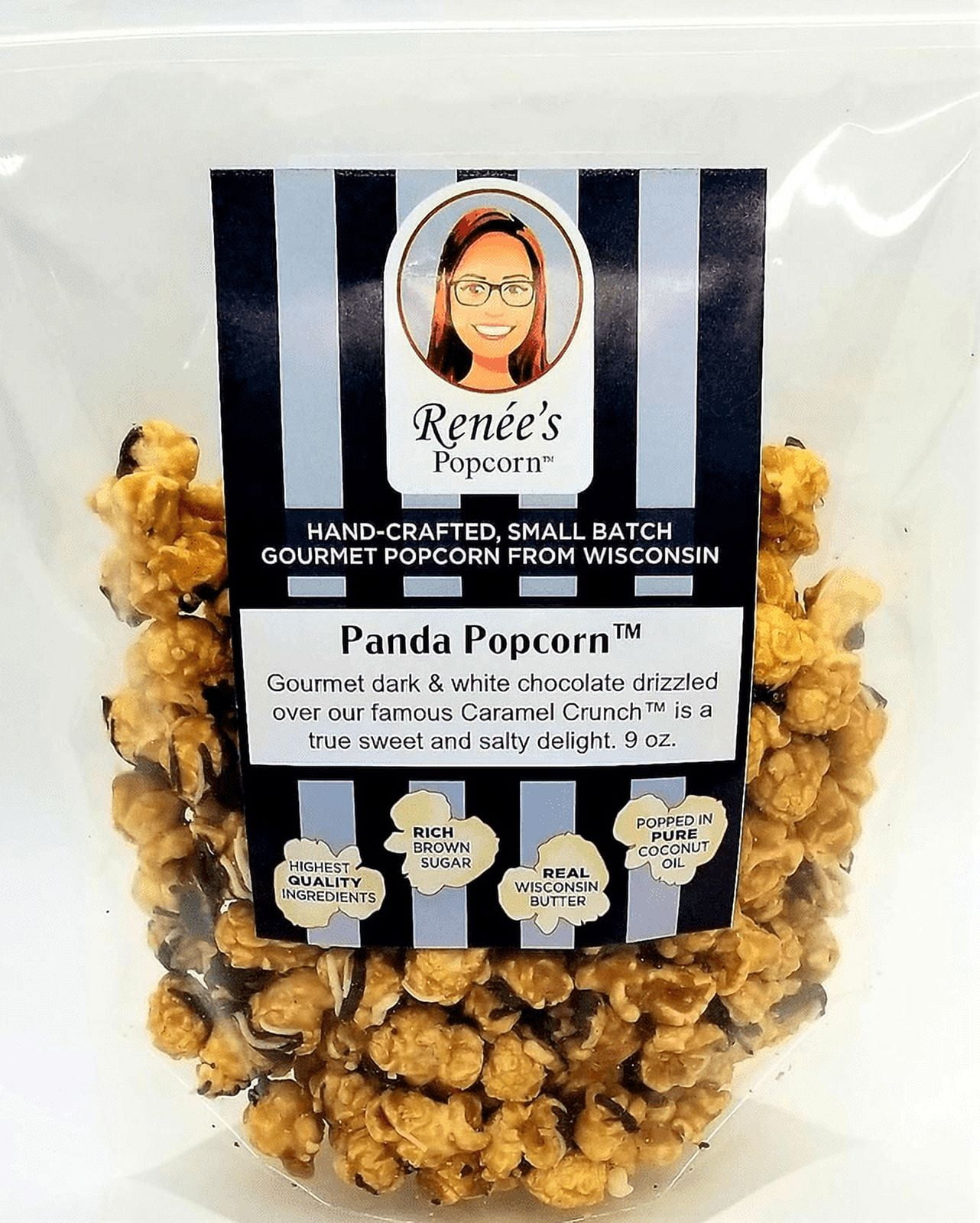 Renée’s Panda Popcorn ™ Gourmet Popcorn – sweet dark and white ...