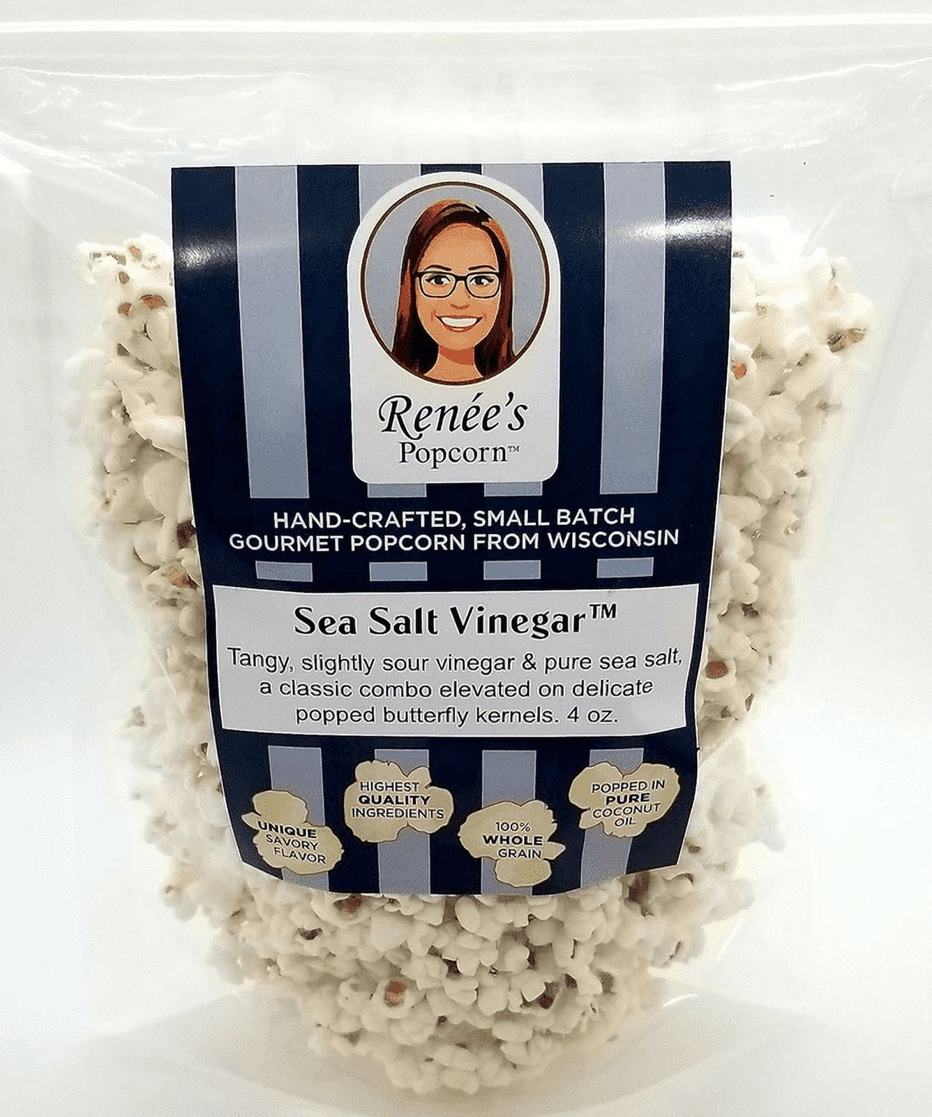 Renée’s Sea Salt and Vinegar™ Gourmet Popcorn -tangy slightly sour ...