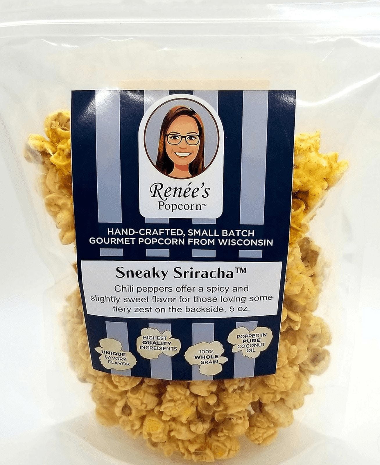 Renée’s Sneaky Sriracha™ Gourmet Popcorn - Chili peppers offer a spicy ...