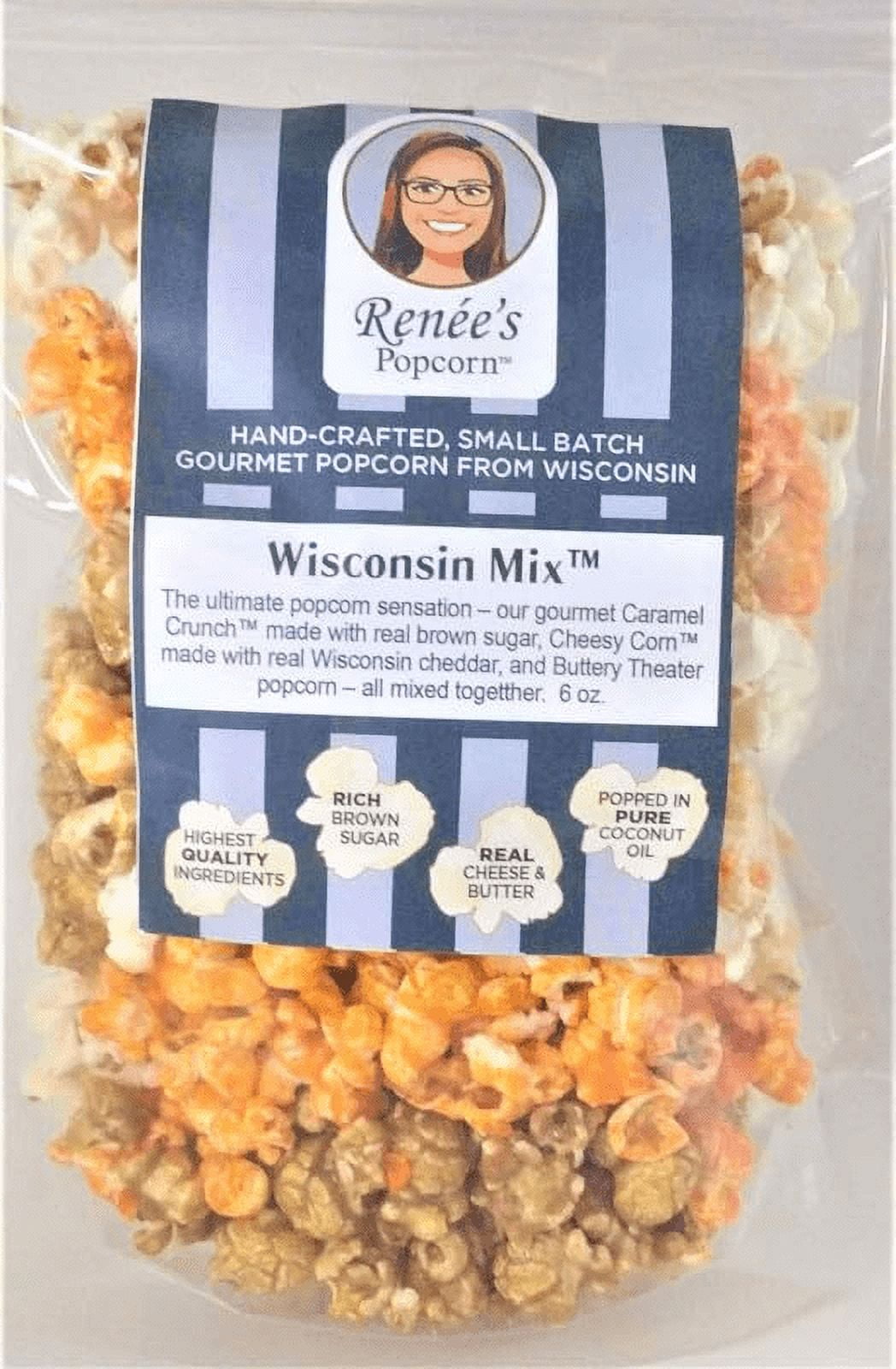 Renée’s Wisconsin Mix™ Gourmet Popcorn – Mix of 3 flavors, brown sugar ...