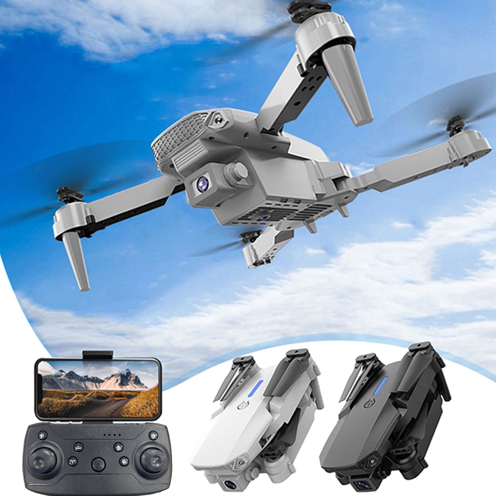 RenXiang Drone with Camera 1080P HD FPV Foldable Drone for Kids Adults ...