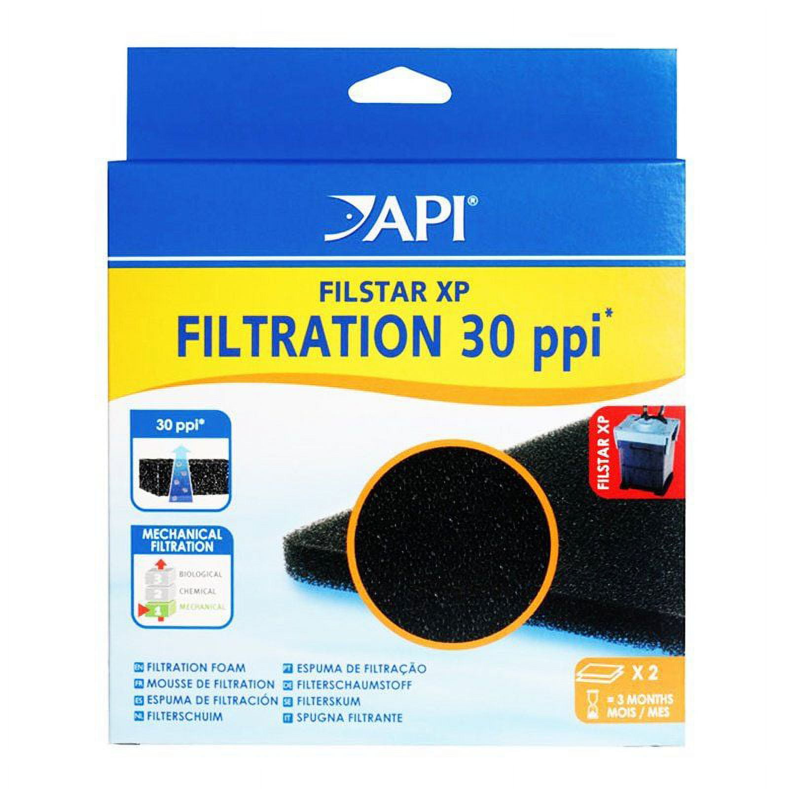 Rena Filstar Foam 30 [Aquarium, Filter Pads] 30 PPI Foam Pads (2 Pack ...