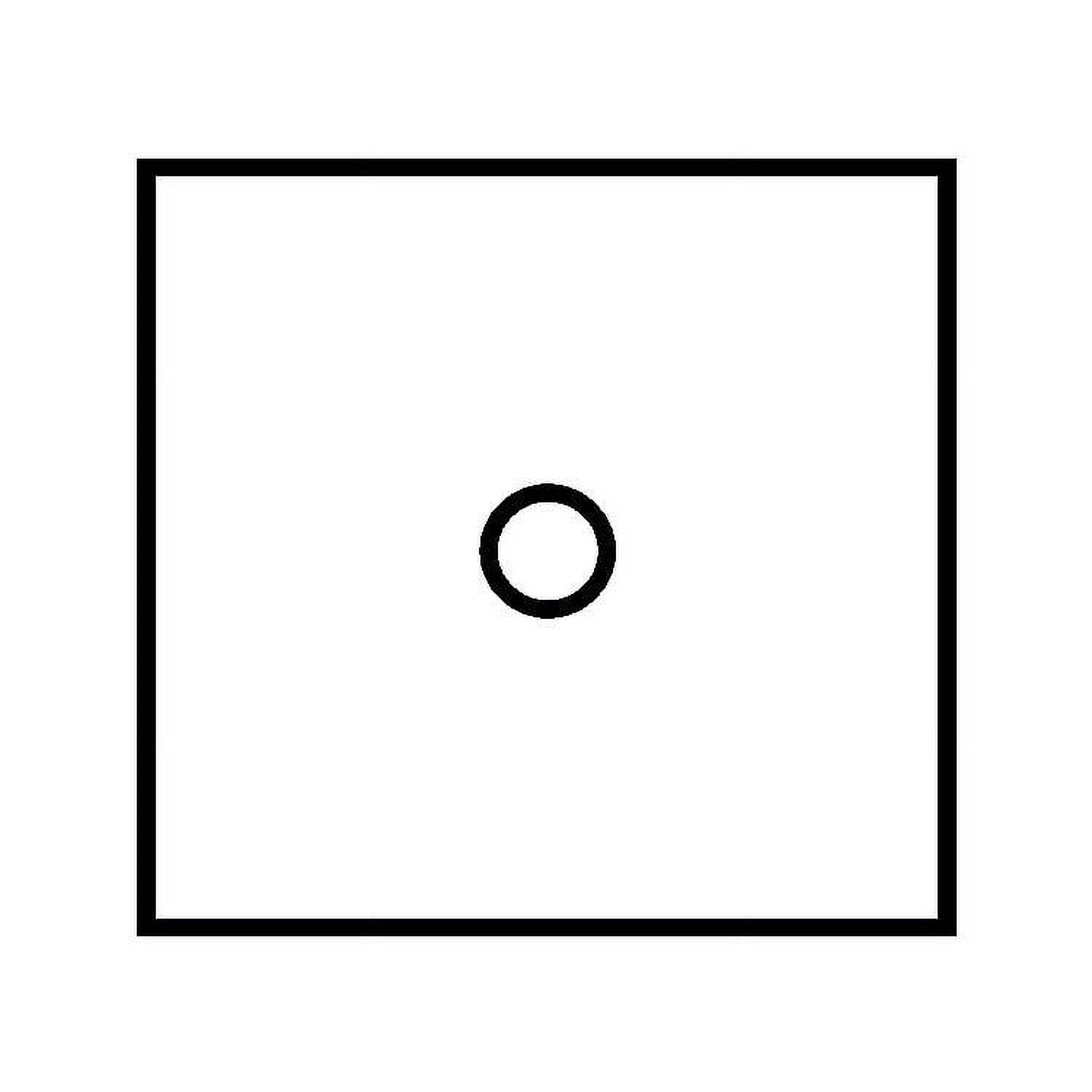 Rena Tabs / Wafer Seals, 13/16" Square (Center Hole), White Paper, for ...