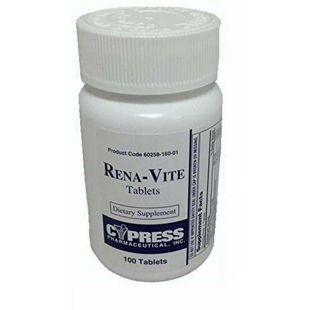 Rena-Vite Tablets, 100 Tablets Per Bottle 5 Bottles - Walmart.com