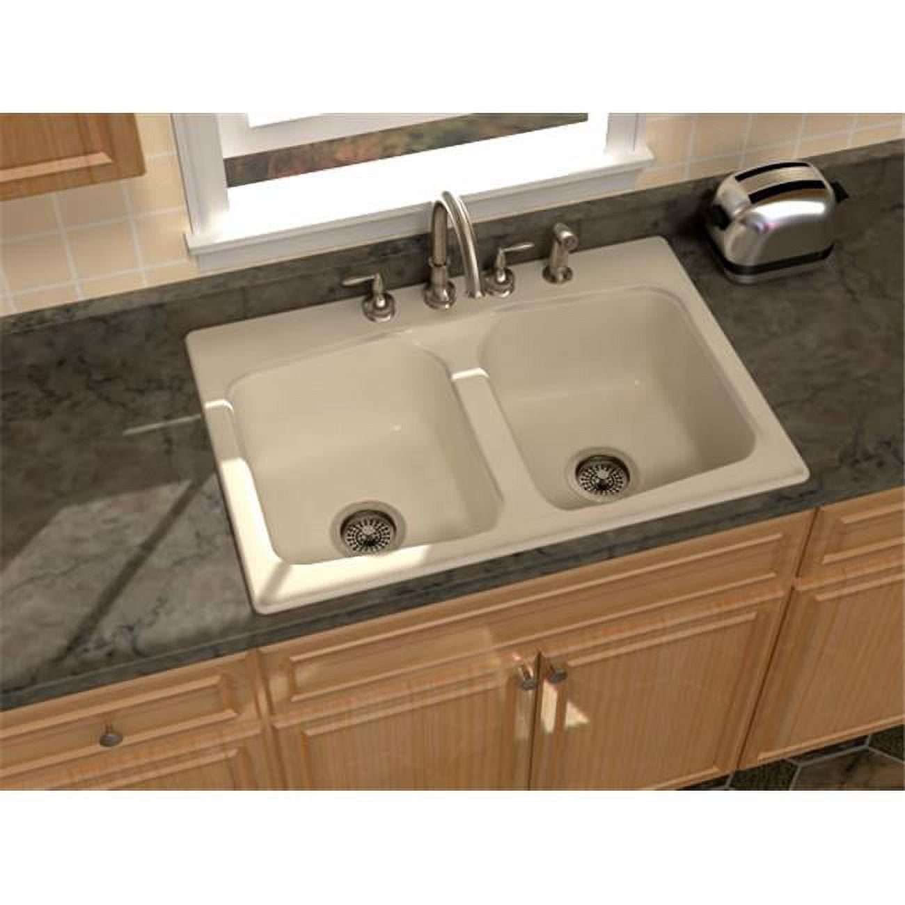 Renaissance 33 x 22 In. Kitchen Sink - Biscuit - Walmart.com