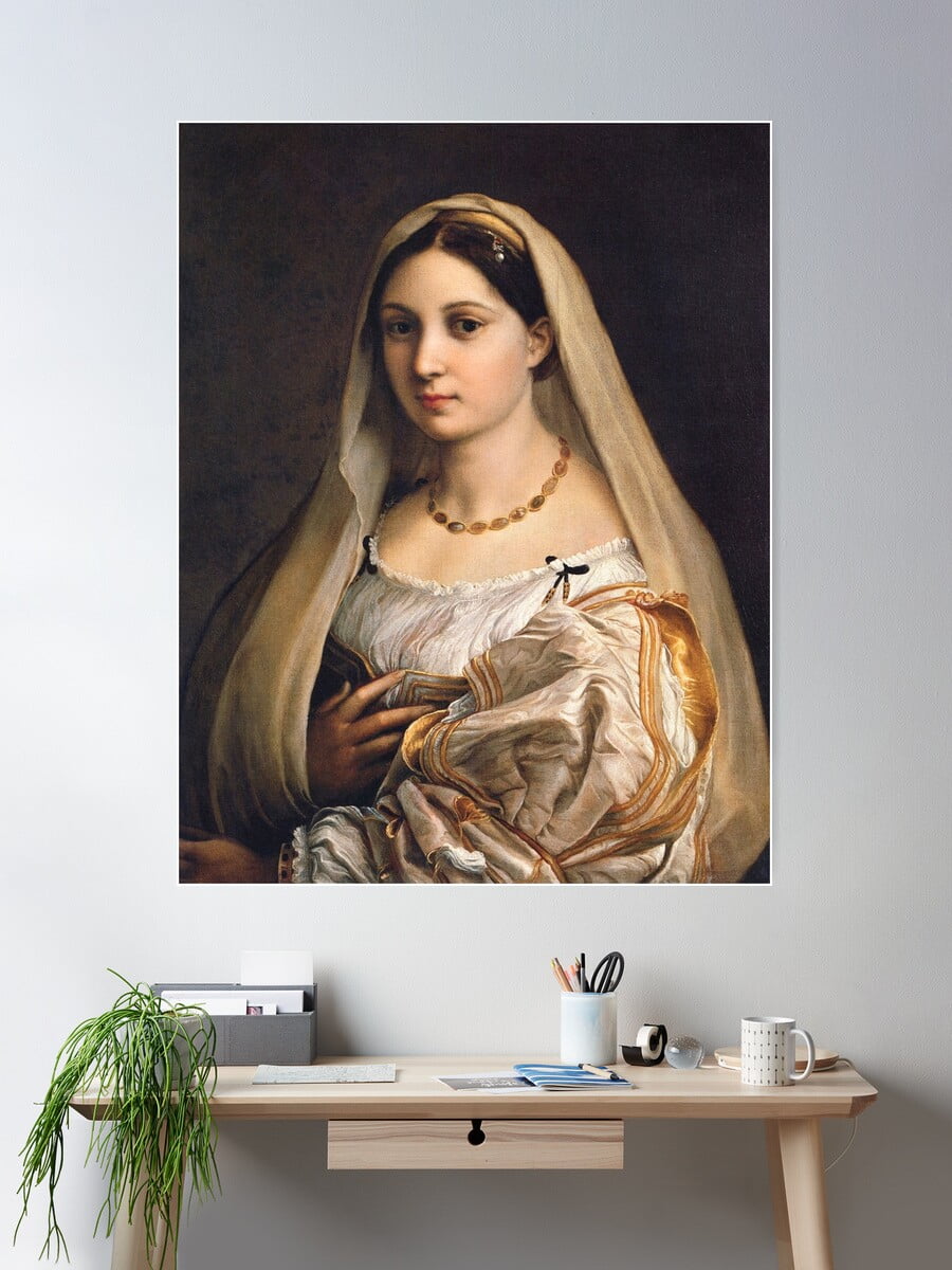 Renaissance Art Raphael'S Woman With A Veil (La Donna Velata) (1516 ...