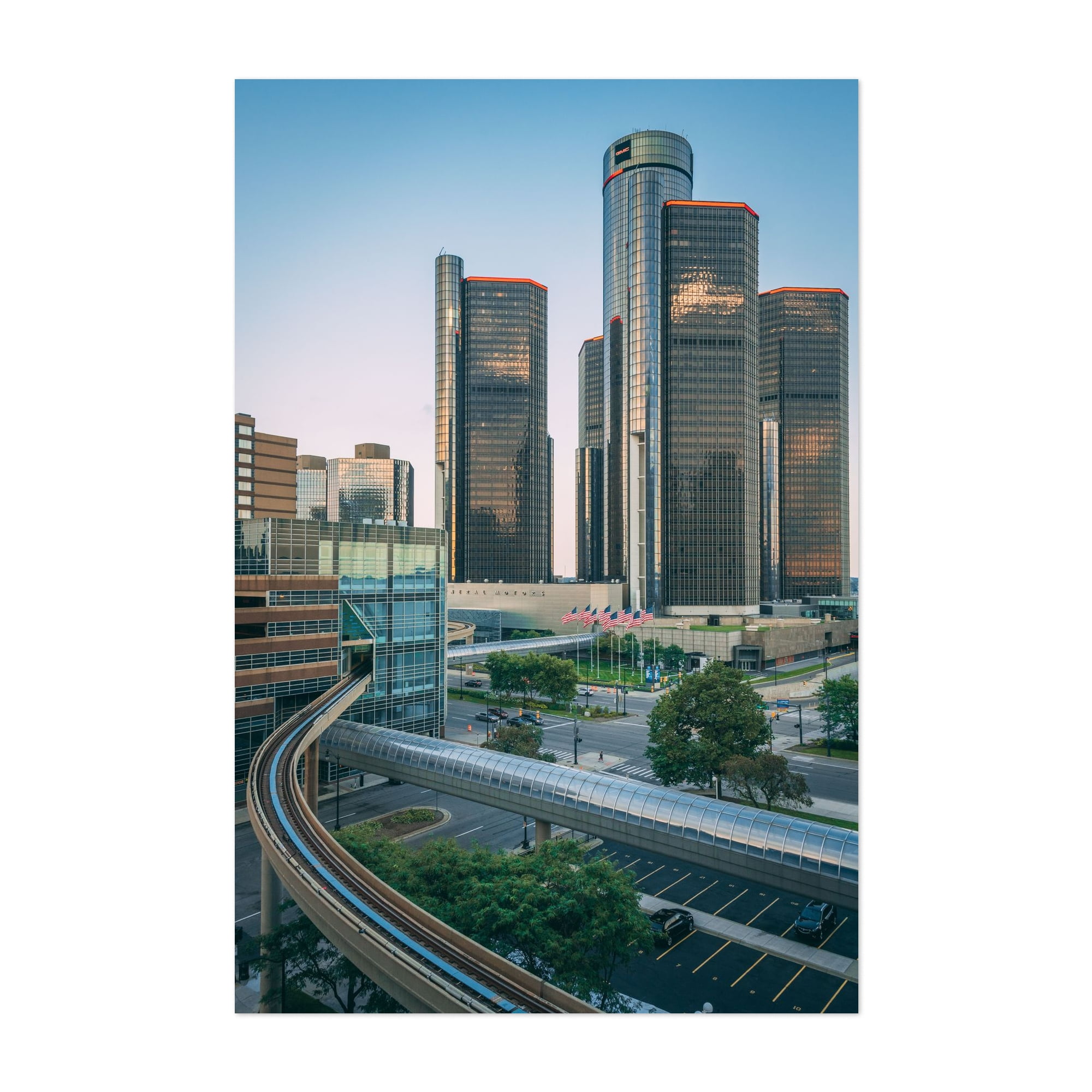 Renaissance Center, Detroit - Detroit Michigan Photography Architecture ...