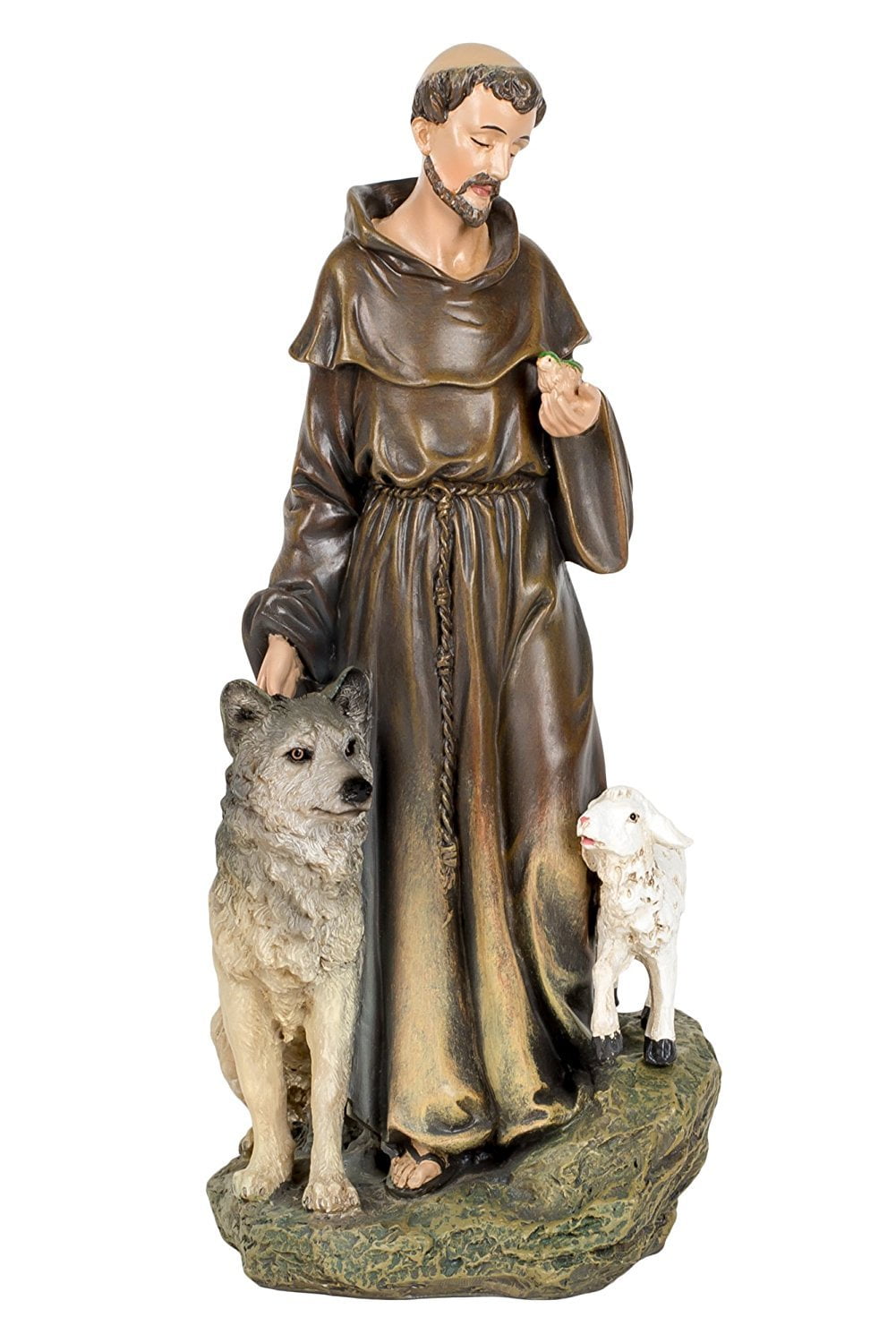 Renaissance Collection Joseph's Studio by Roman Exclusive Saint Francis with Animals Figurine, 9 ...