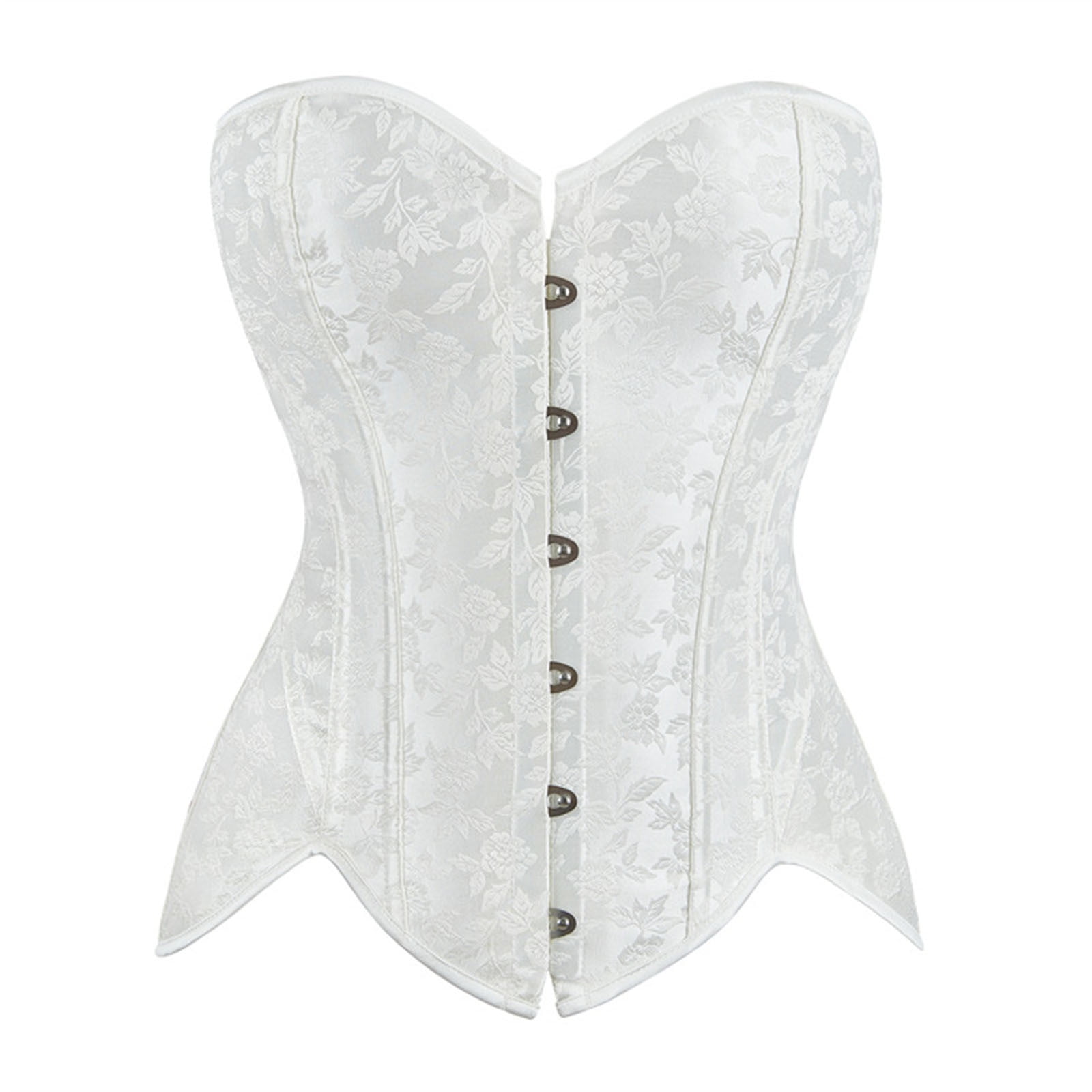 Renaissance Corset Women Women White Corsets Bustier Lingerie Costume ...