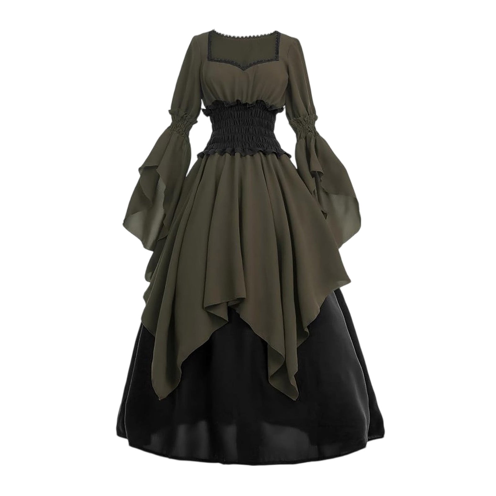 Renaissance Costume Women, Medieval Retro Pirate Witch Halloween ...