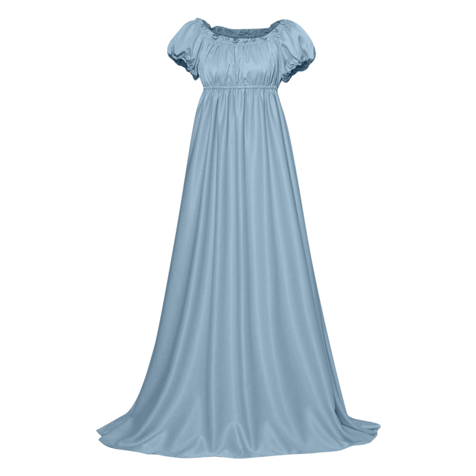 Blue Peasant Renaissance Dress