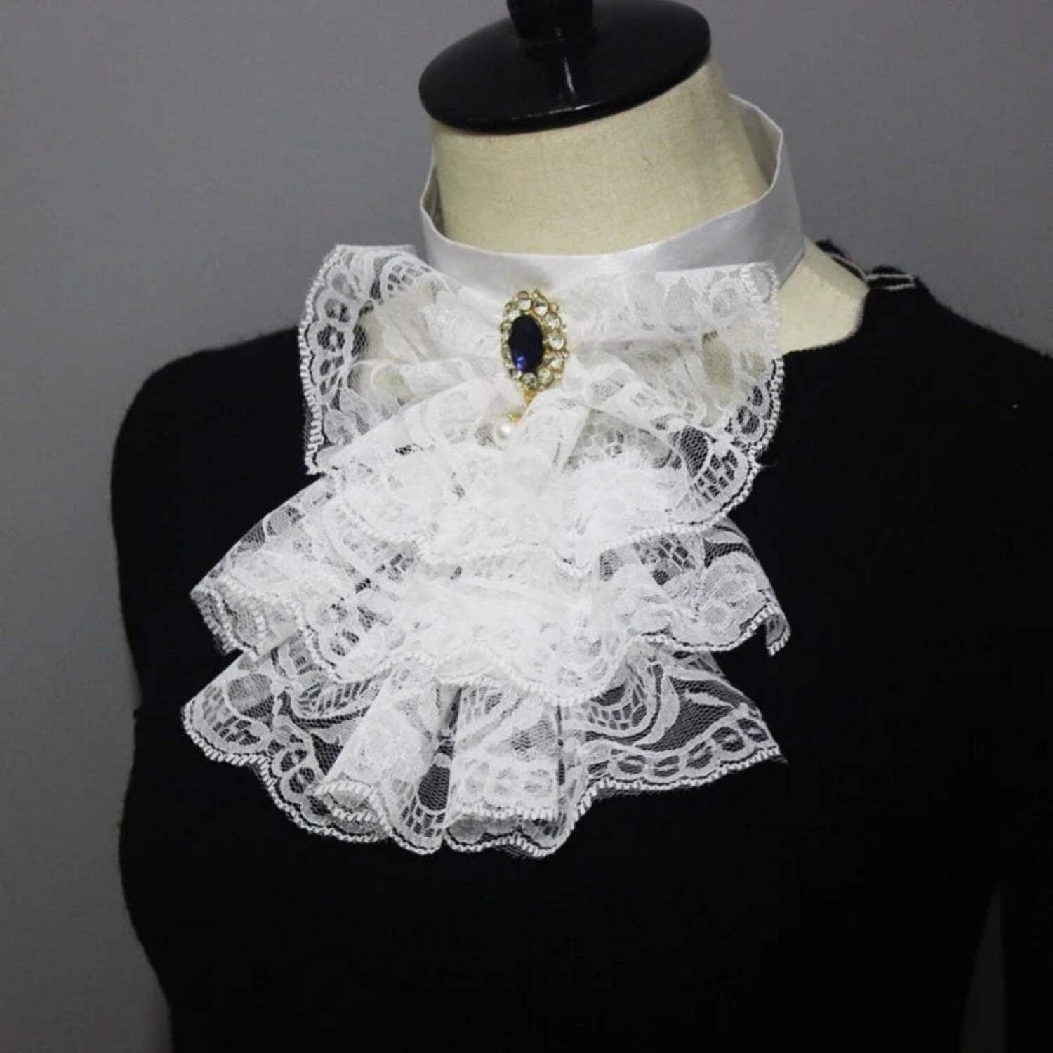 Renaissance Elizabethan Neck Ruff Collar Ruffled Collar for Women ...