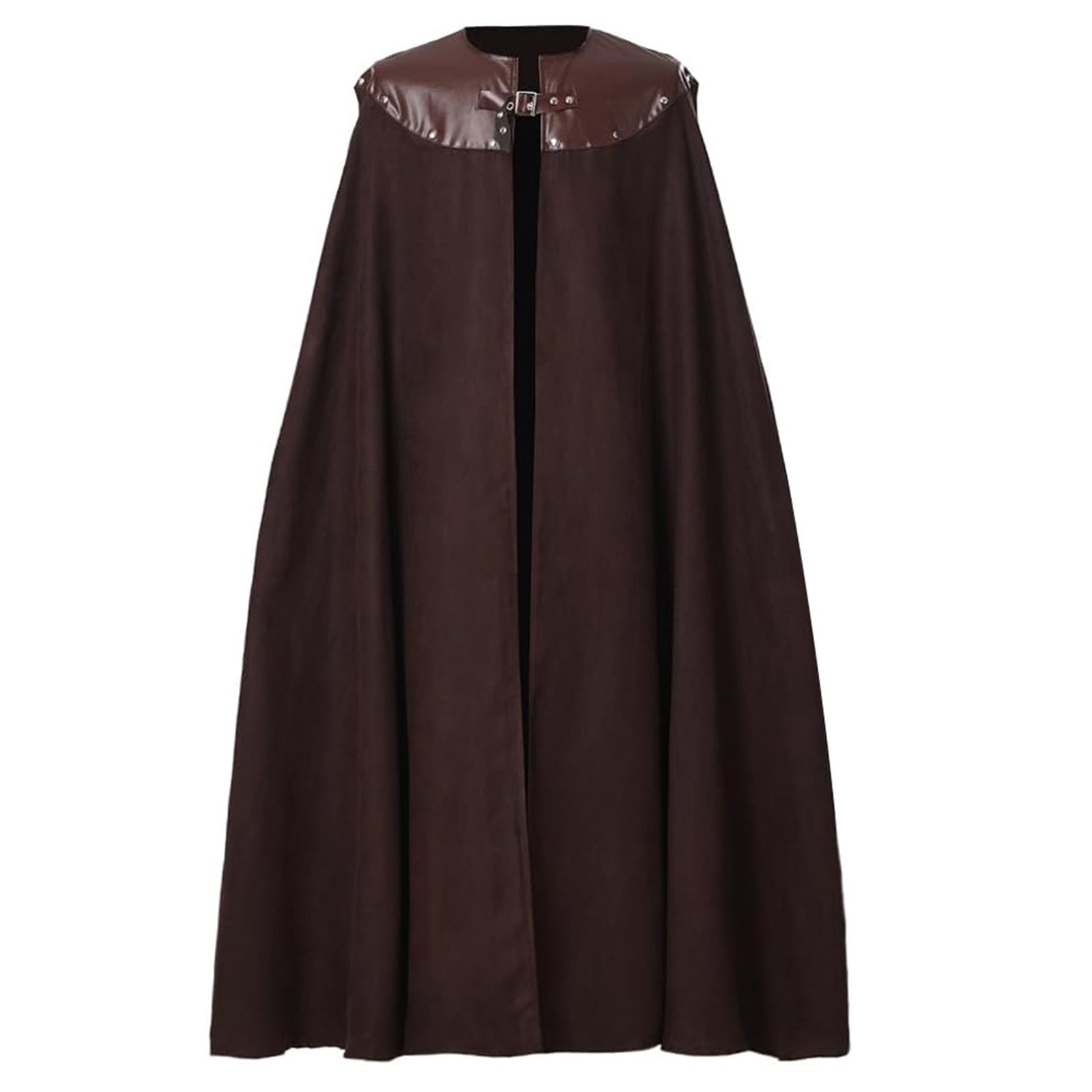 Renaissance Hooded Cape for Men and Women Medieval Retro Long Cloak ...
