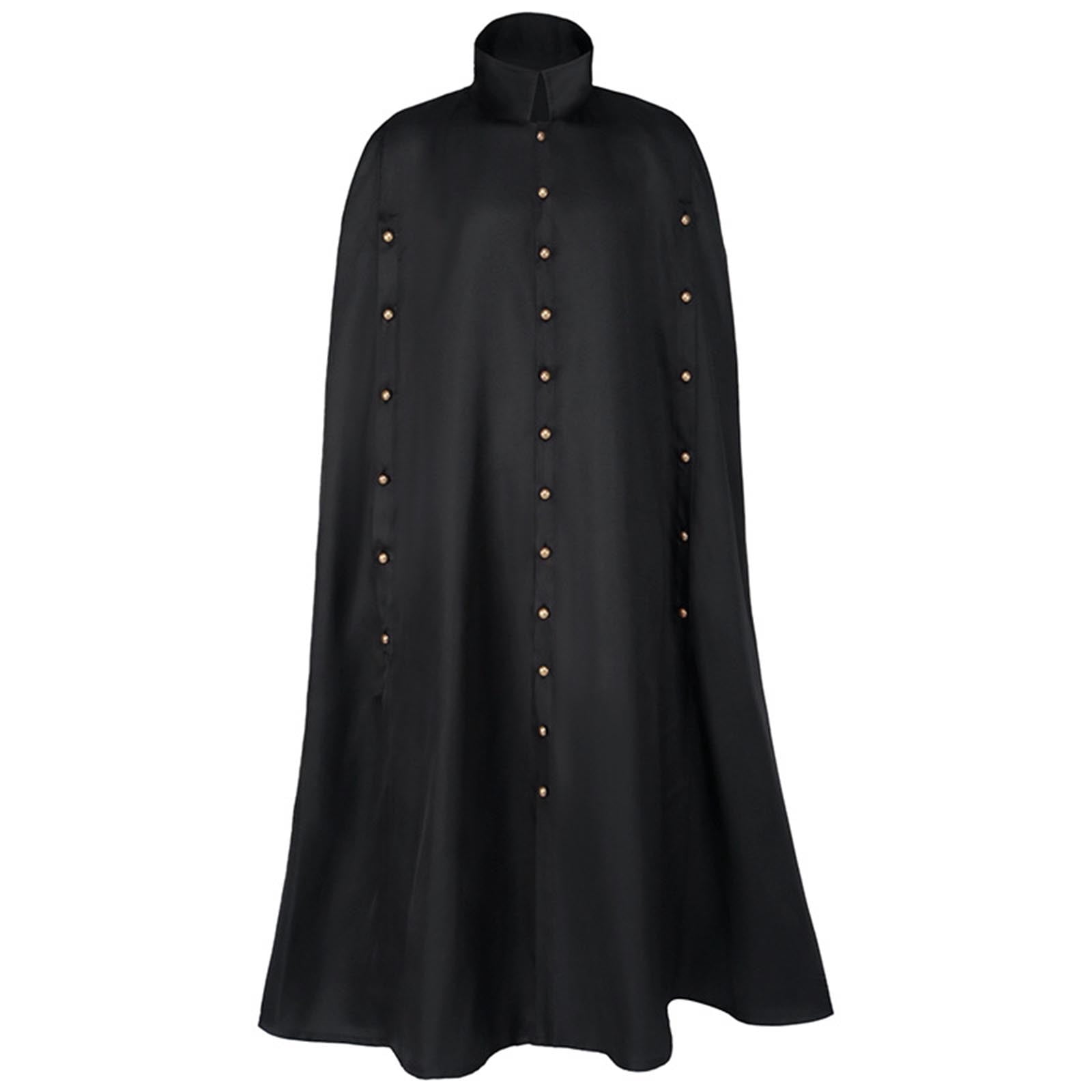Renaissance Hooded Cape for Men and Women Medieval Retro Long Cloak ...